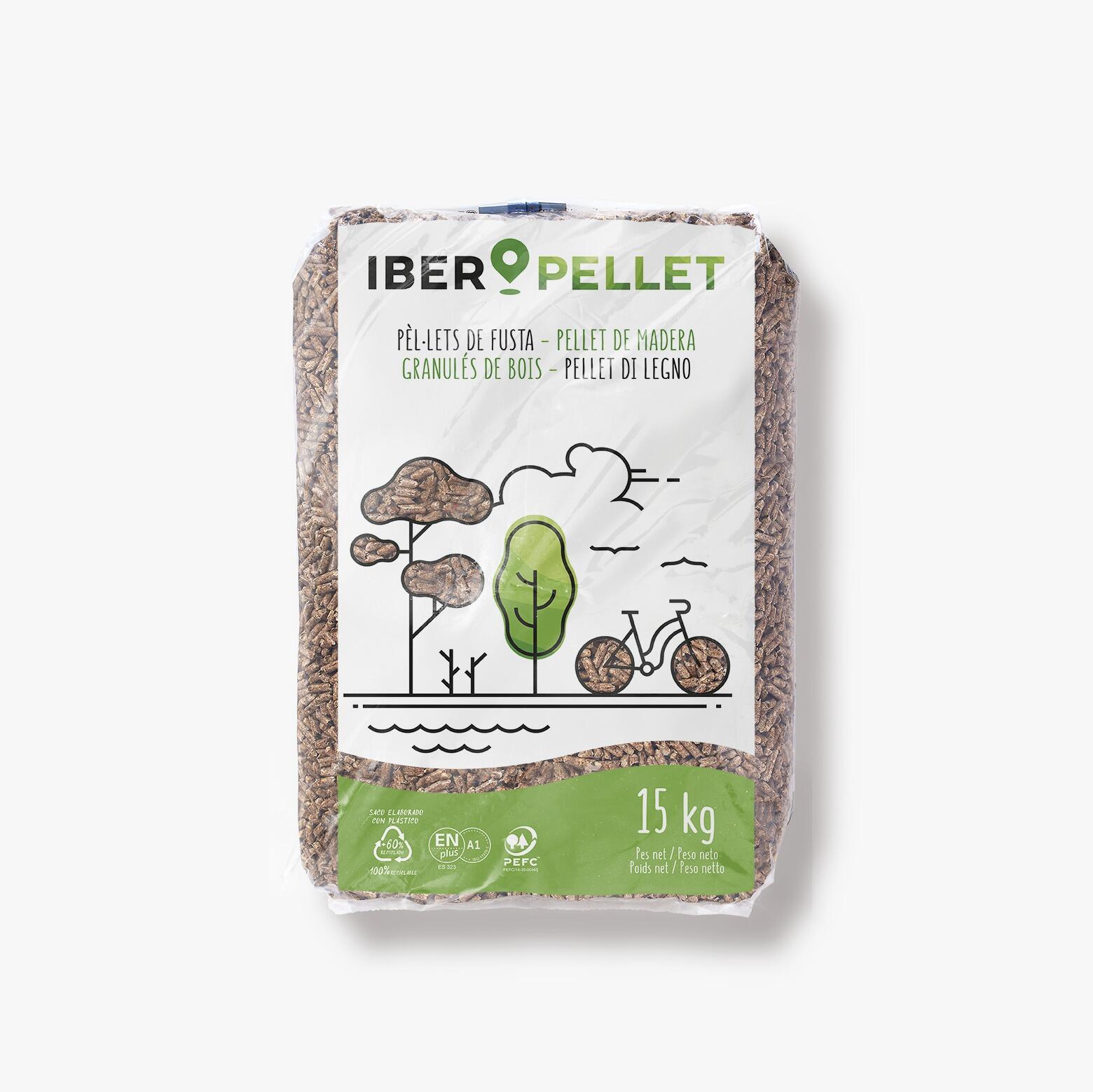 Saco de pellet 15 kg IBERPELLET | Leroy Merlin