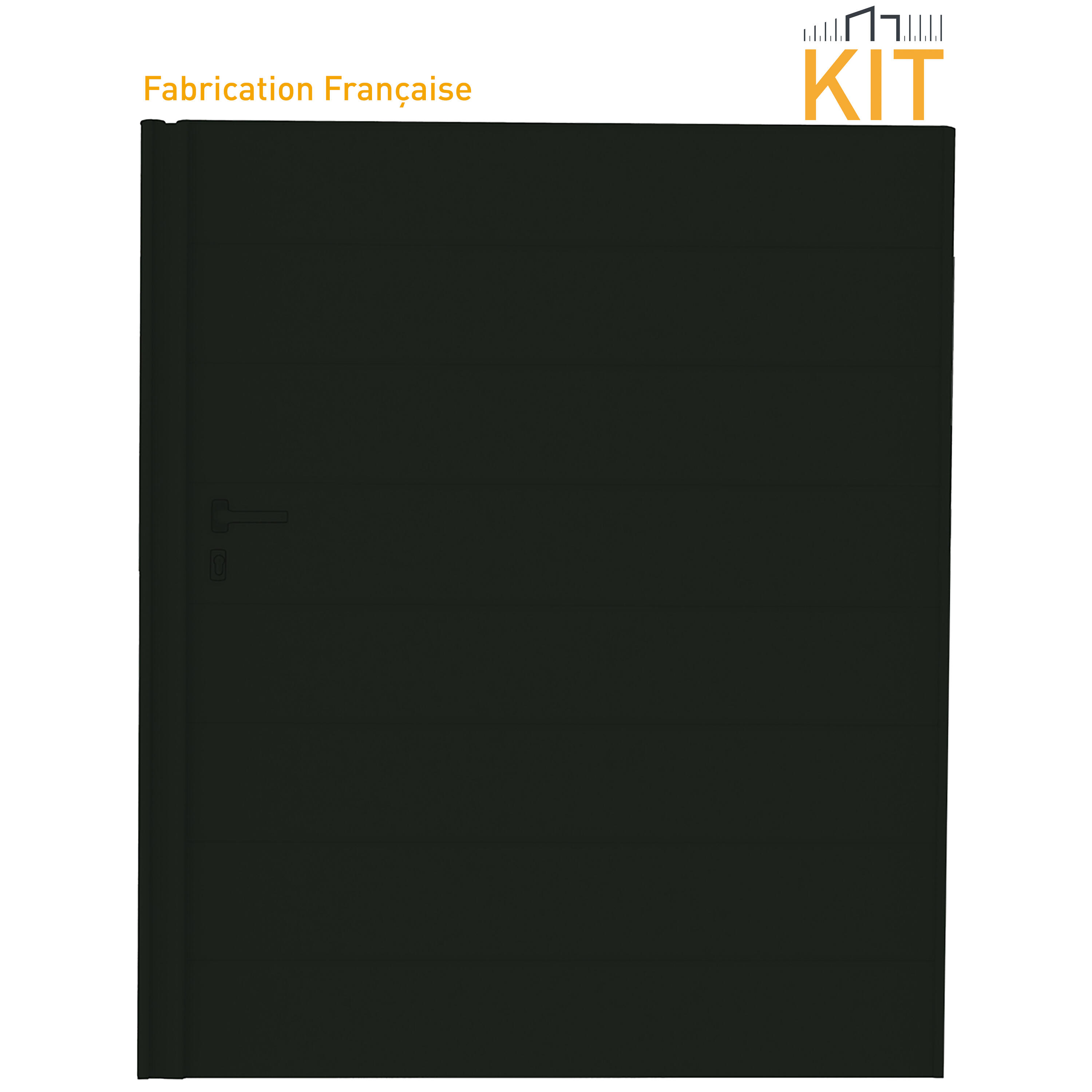 Portillon Manuel MODULIS 250 L150cm*H202cm (en KIT) NOIR | Leroy Merlin