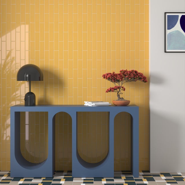 Carrelage mural jaune impérial au meilleur prix | Leroy Merlin
