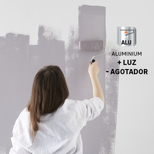 Rodillo aluminio paredes y techos gotele DEXTER PRO 18cm | Leroy Merlin