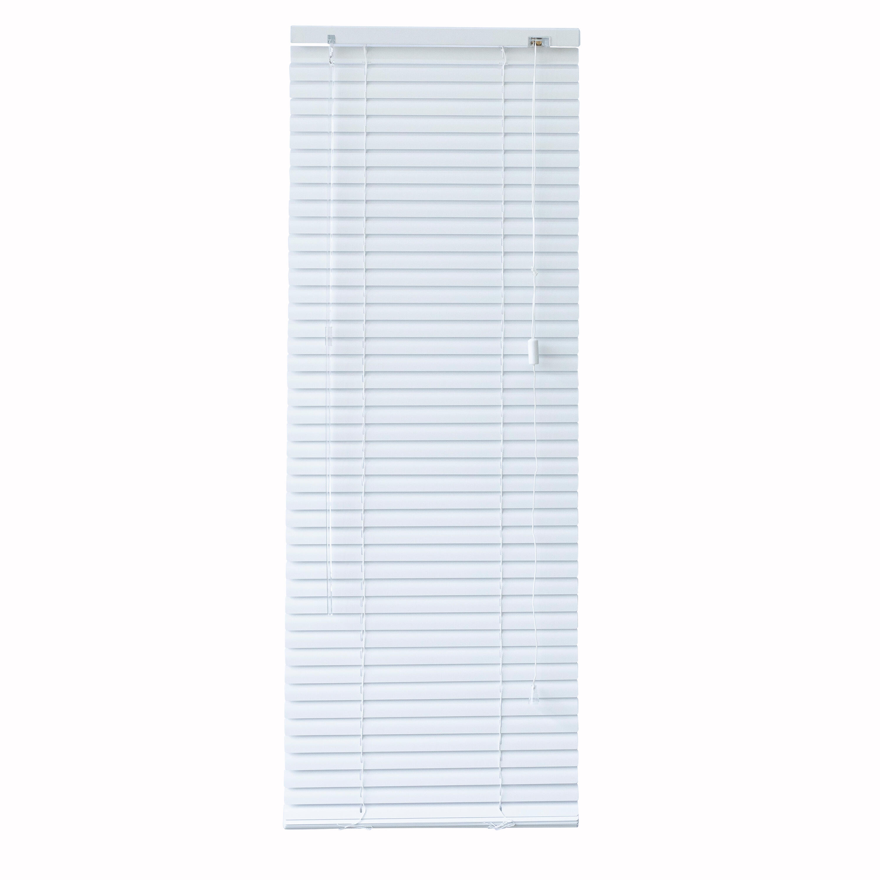 Store vénitien aluminium 25 mm blanc, l.120 x H.175 cm, INSPIRE | Leroy ...