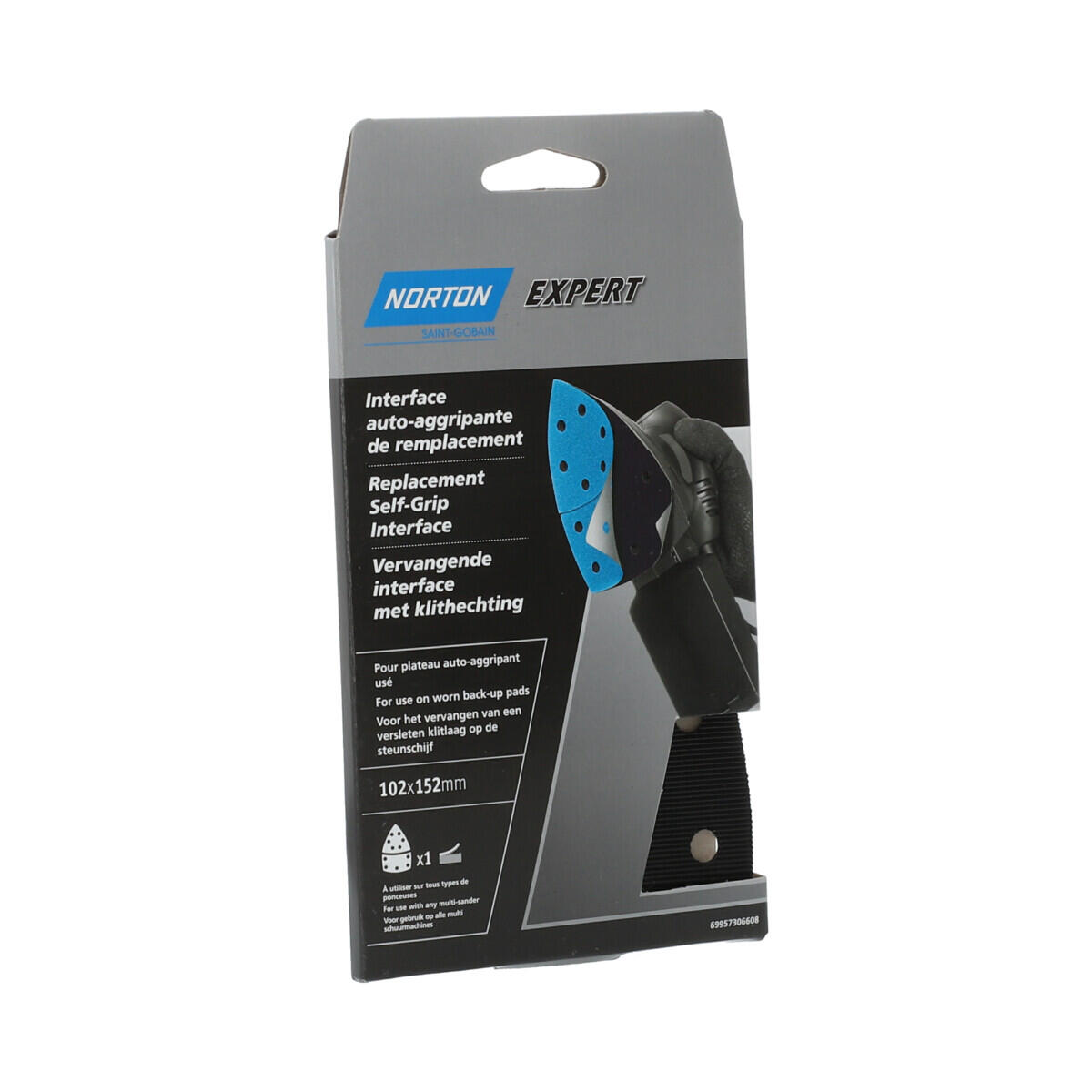 Patin de réparation pour ponceuse delta 102x152mm | Leroy Merlin