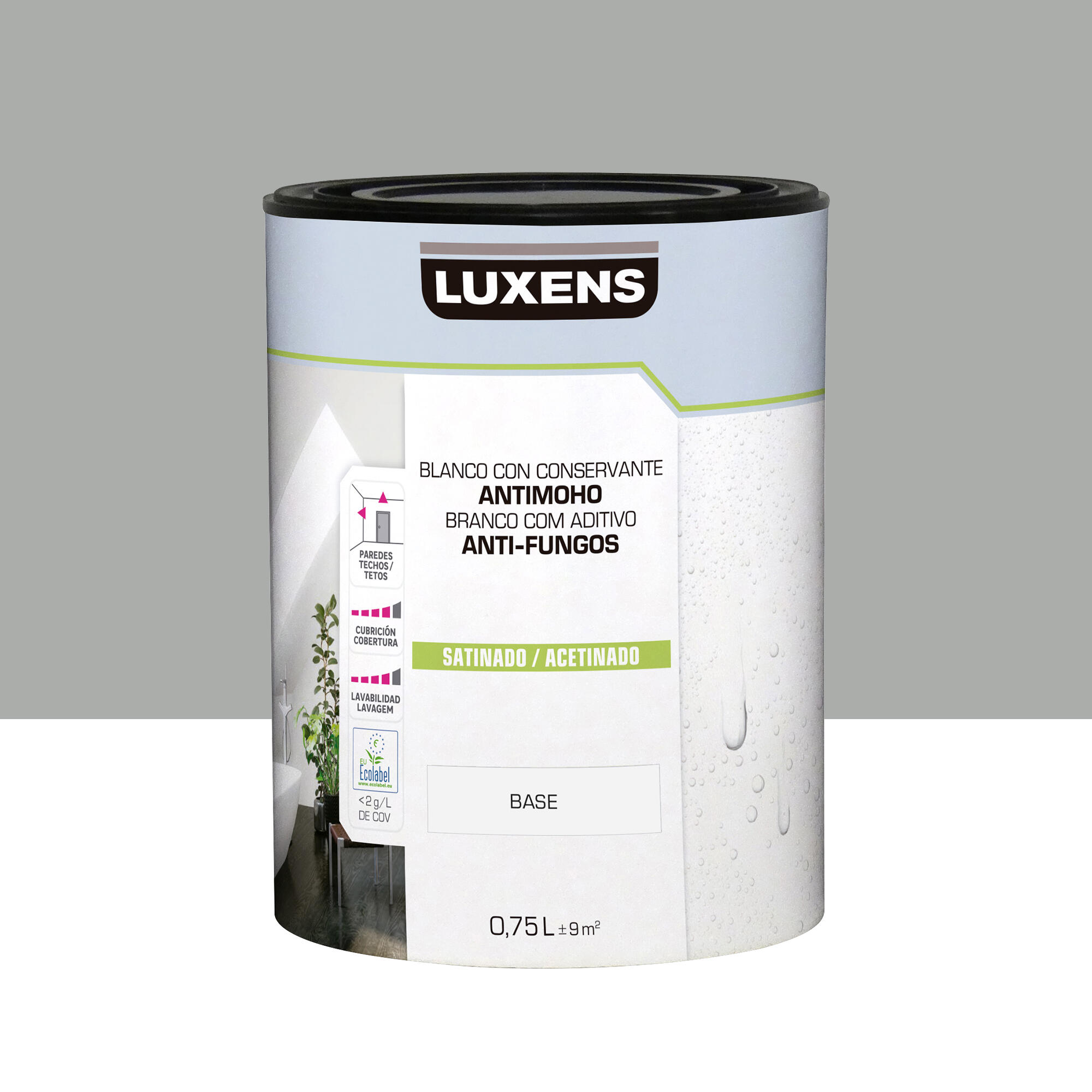 Pintura de interior Color a tu gusto LUXENS color gris acero muy ...
