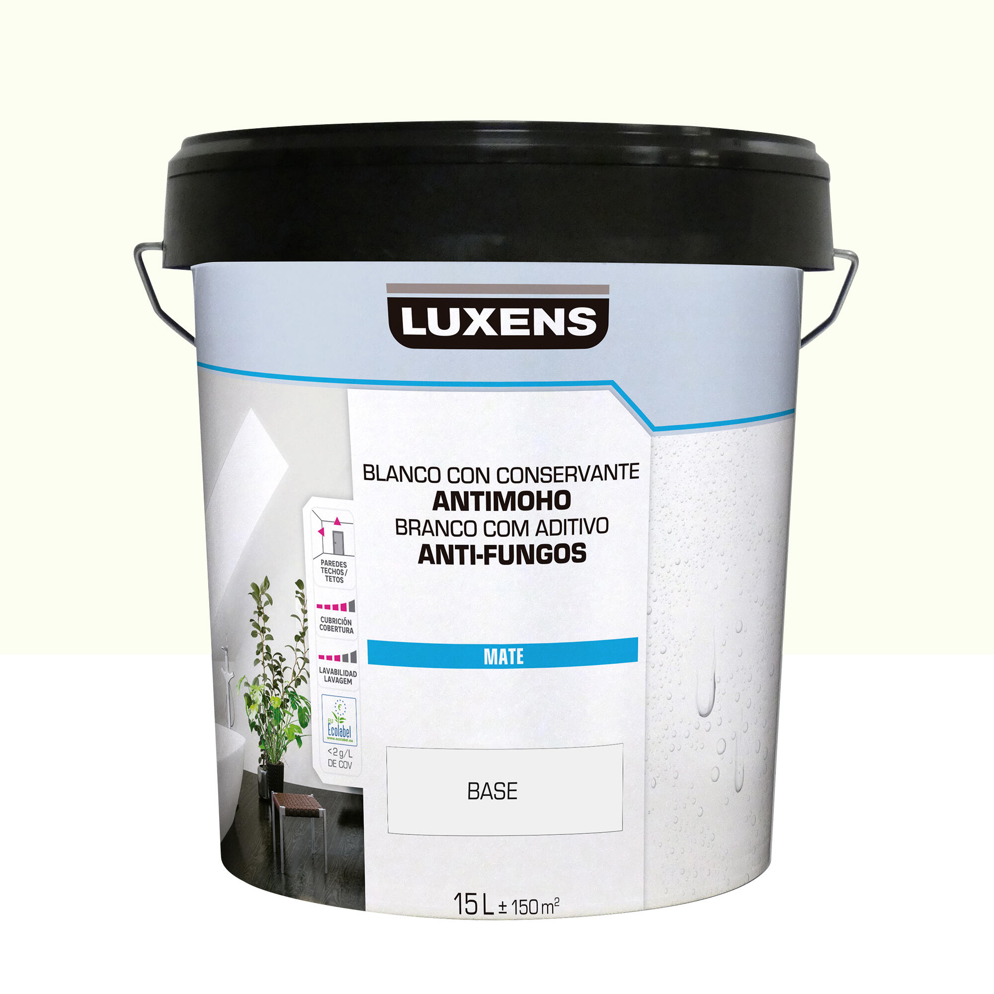 Pintura de interior Color a tu gusto LUXENS color blanco crema muy ...