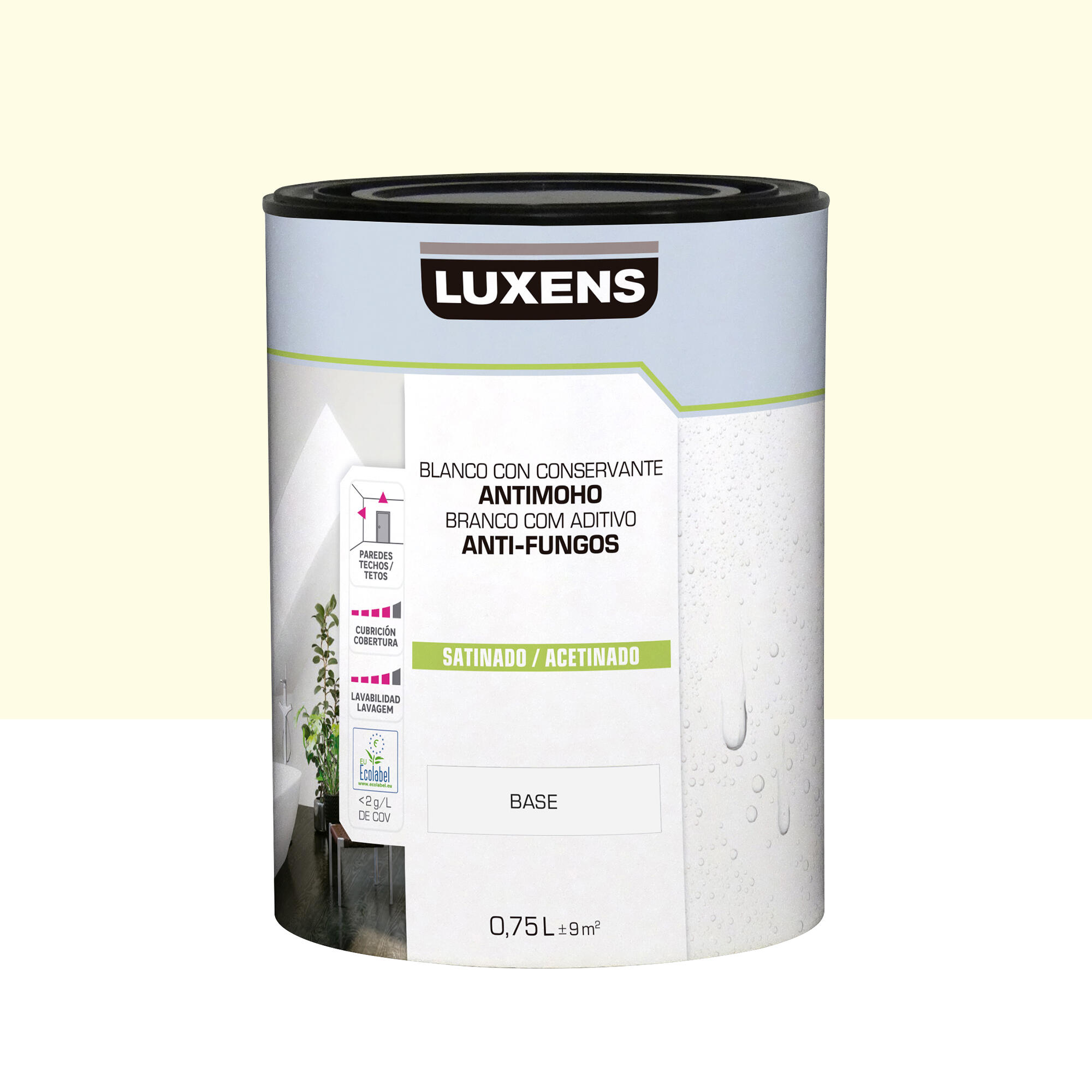 Pintura de interior Color a tu gusto LUXENS color crema pastel muy ...