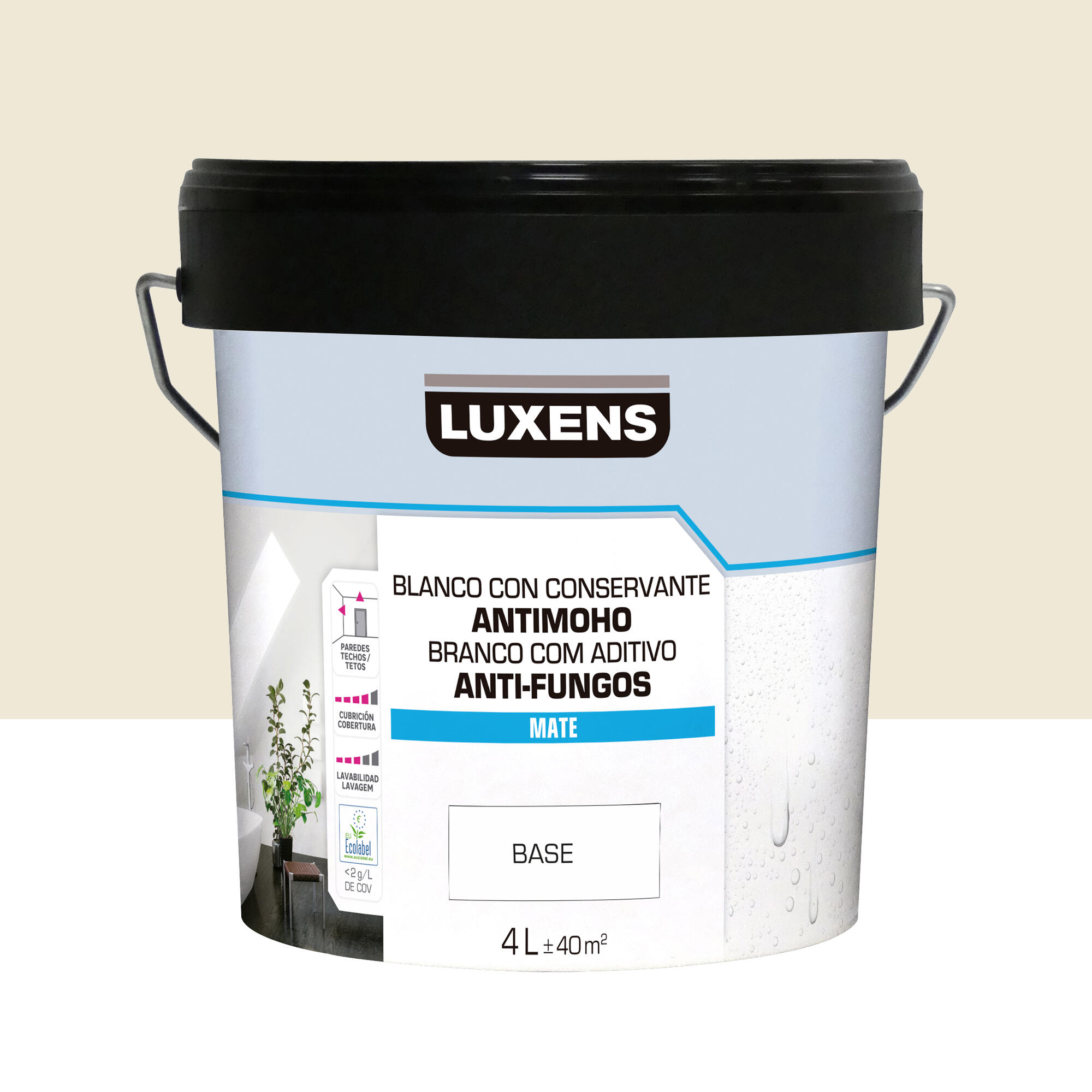 Pintura de interior Color a tu gusto LUXENS color arena pastel muy ...