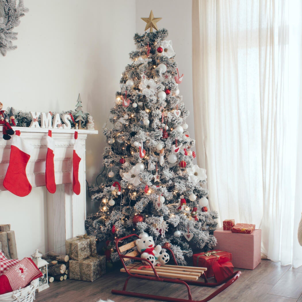 Alberi di Natale rosso e bianco | Leroy Merlin