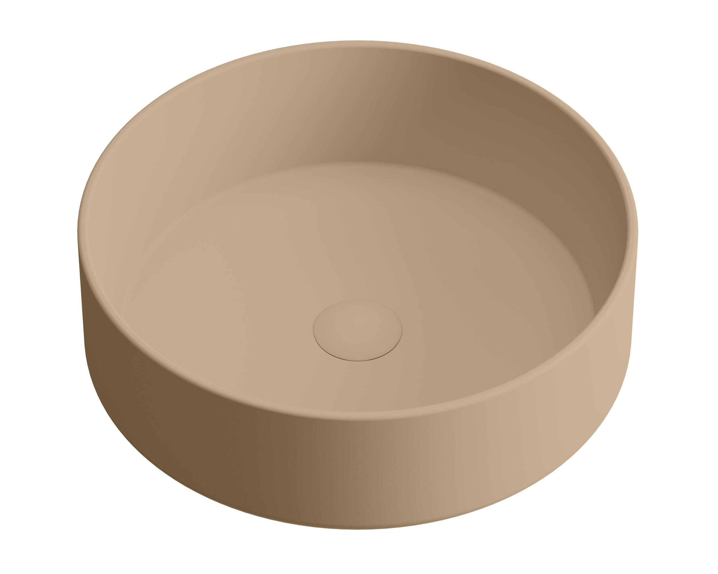 Lavabo de sobreponer Studio + Valvula Incluida beige 37x12x37 cm ...