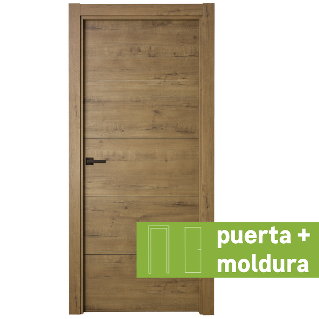 Puertas roble: Aislamiento y estilo para interiores