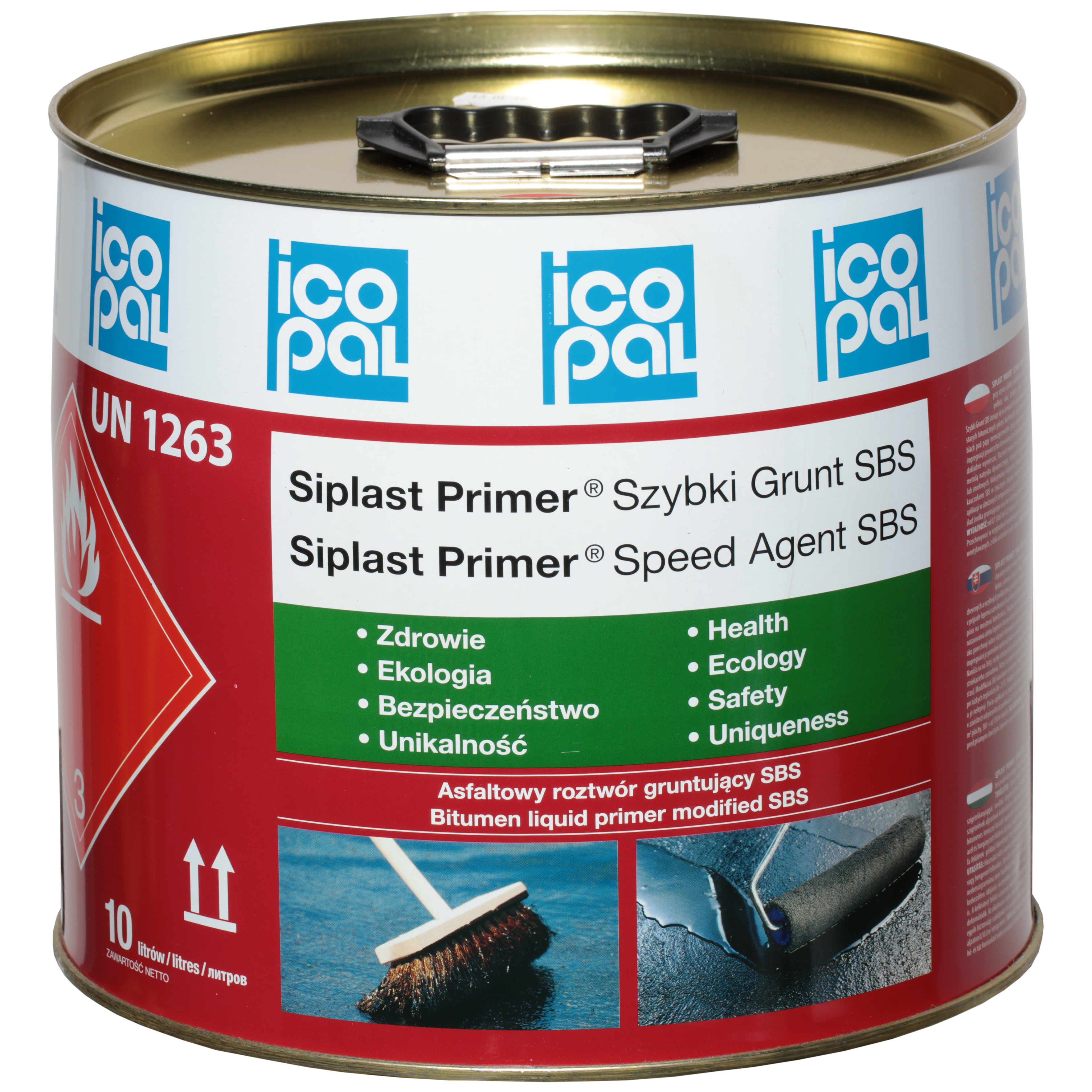 Grunt bitumiczny Simplast Primer 10 litrów Icopal - Leroy Merlin