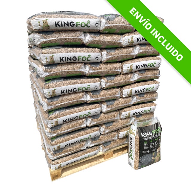 Pellets saco 15 kg: Calor eficiente y fácil de usar