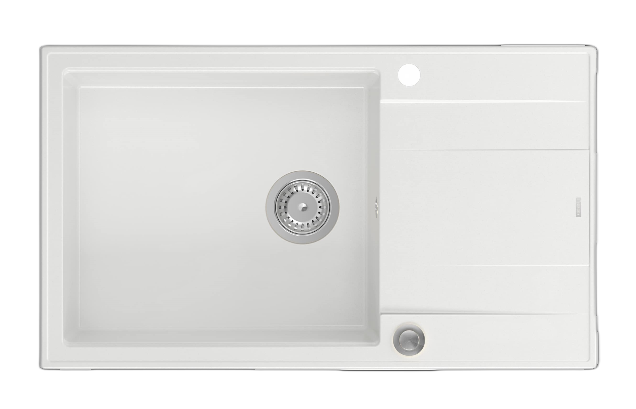 Zlewozmywak granitowy Evan Quadron - Leroy Merlin