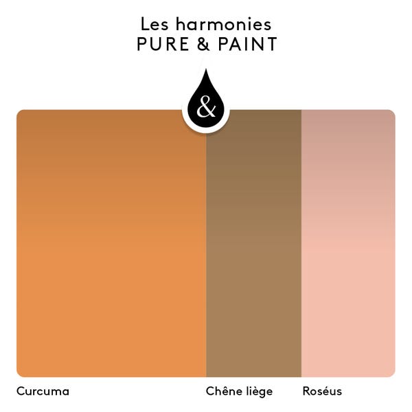 Peinture mur, boiserie curcuma velours PURE & PAINT , 0.5L | Leroy Merlin