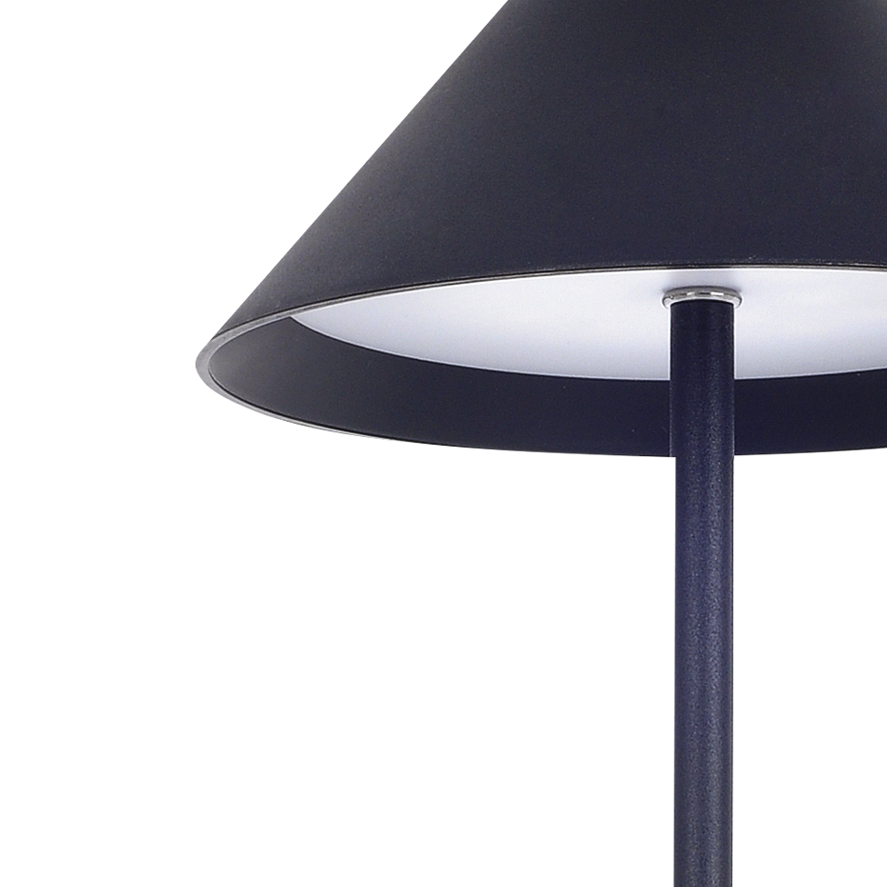 Lámpara de mesa exterior Malia INSPIRE negro intensidad regulable IP54 ...