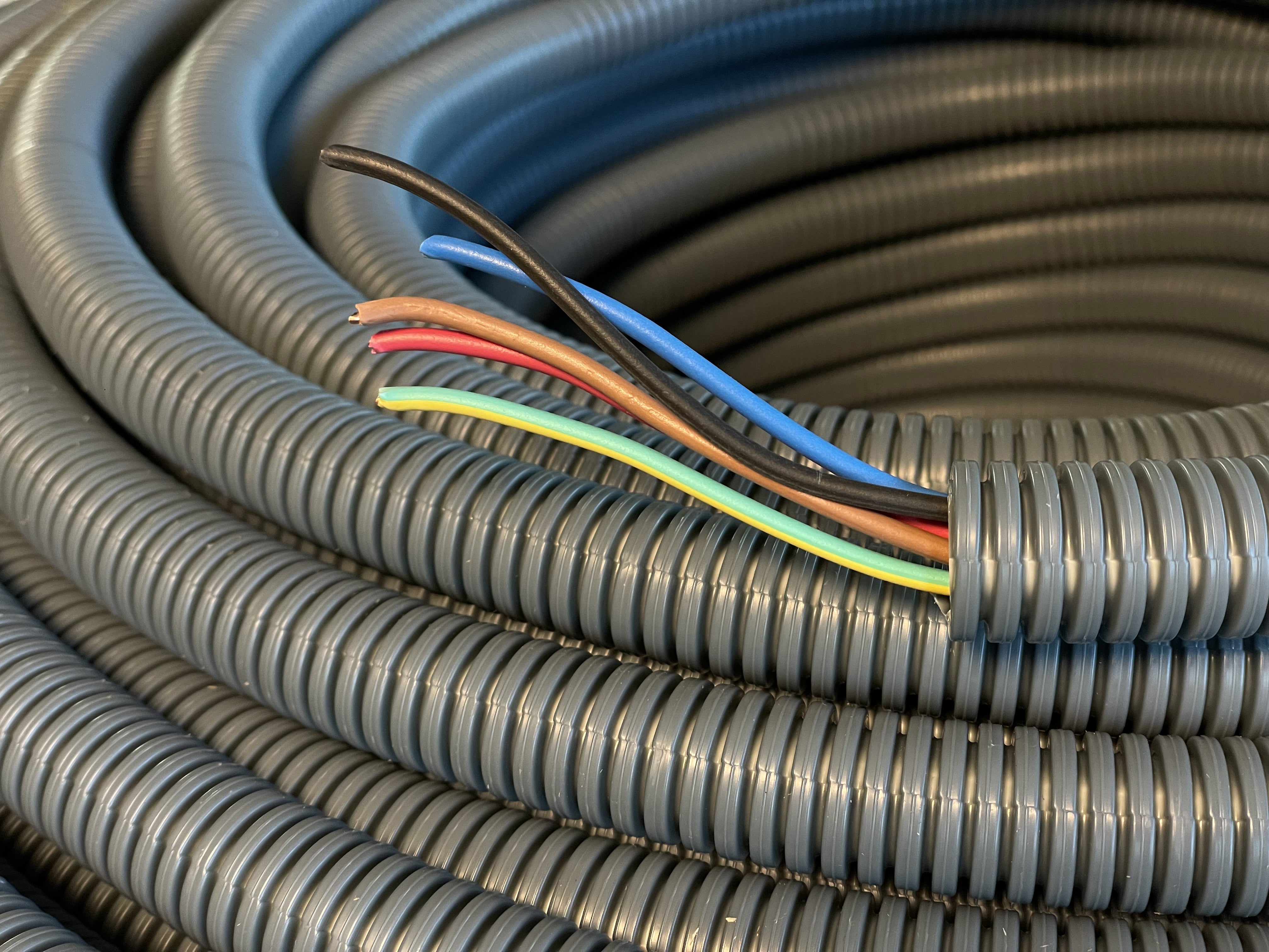 Gaine préfilée d'installation 5G1,5mm², L.100m | Leroy Merlin