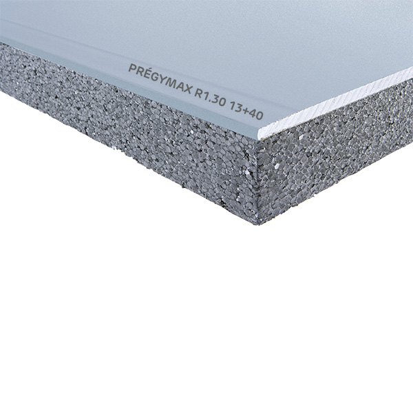 Doublage polystyrène expansé (eps, xps) RESI Pregymax th32, Ep.53 mm,2 ...