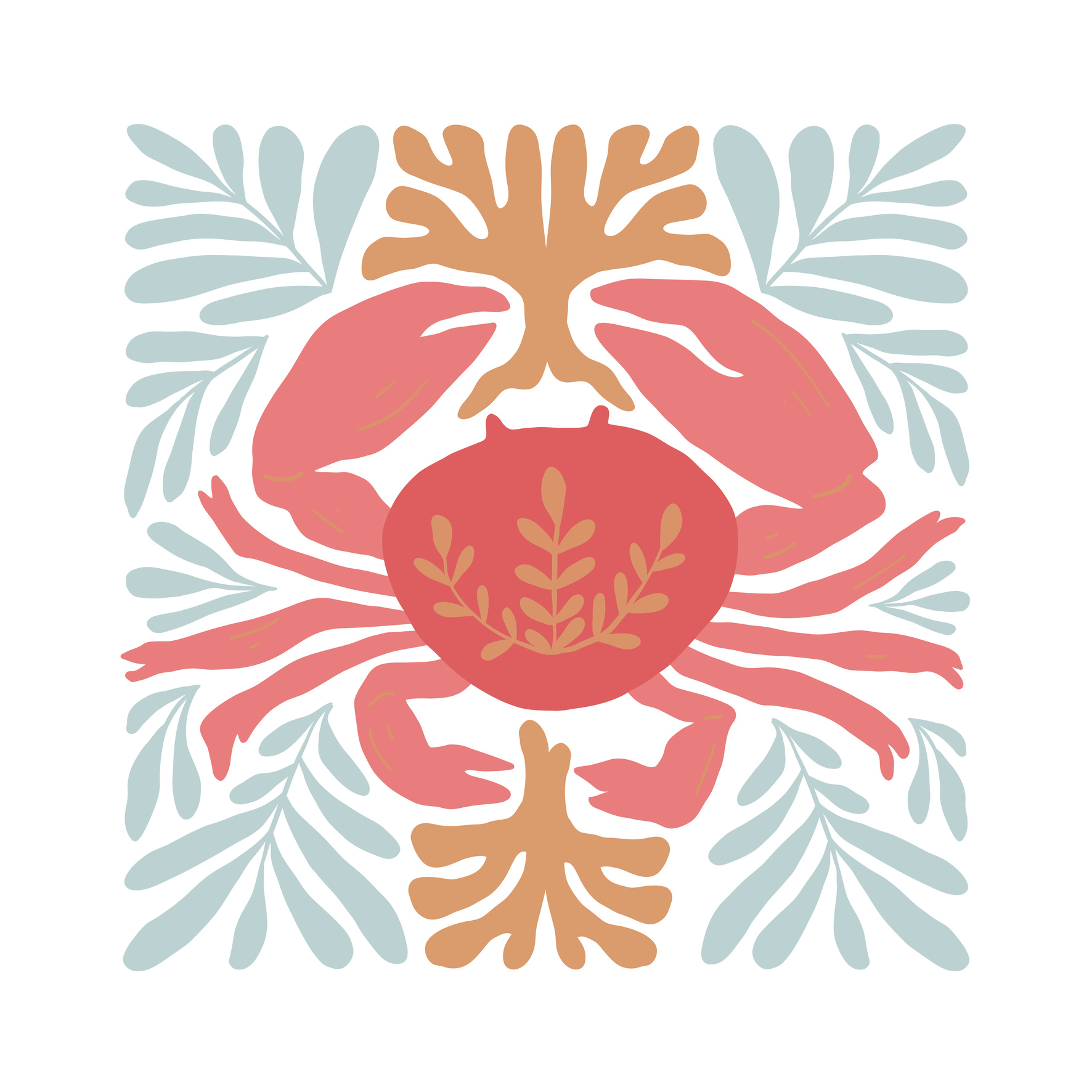 Toile imprimée ILLU CRABE, multicolore CEANOTHE l.30 x H.30 cm | Leroy ... Toile imprimée ILLU CRABE, multicolore CEANOTHE l.30 x H.30 cm | Leroy ...