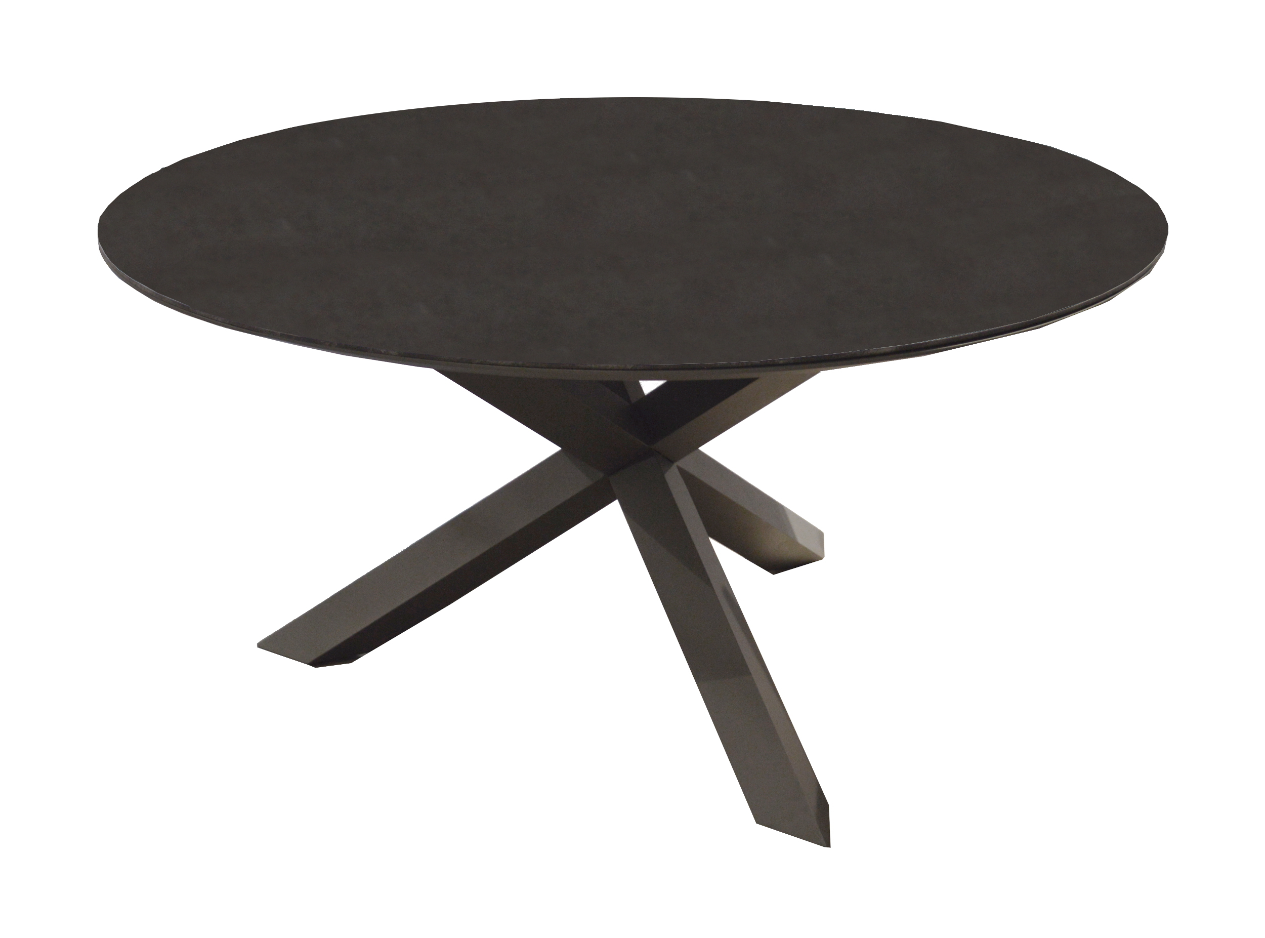 Table Ferrone 150 en aluminium noire | Leroy Merlin