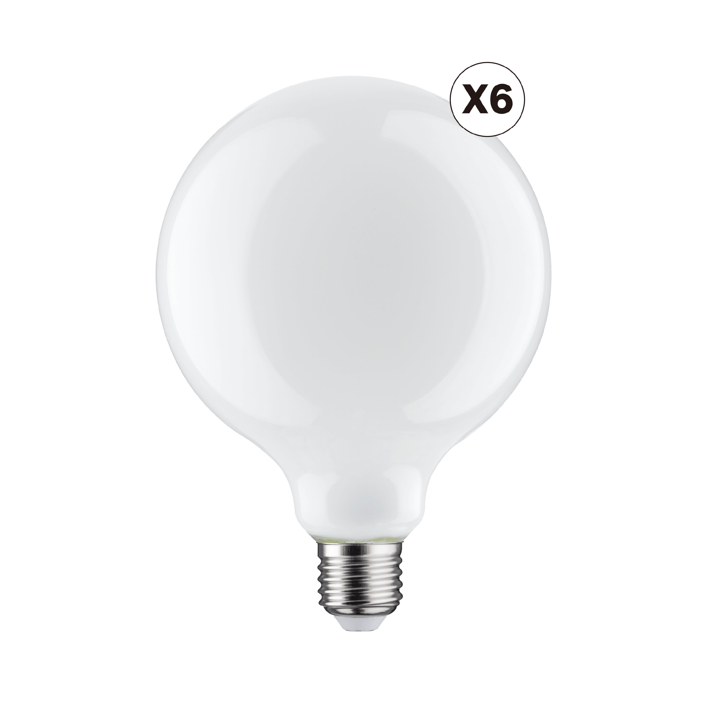 Lot de 6 ampoules led globe 125mm, E27, 2452lm = 150W, LEXMAN | Leroy ...