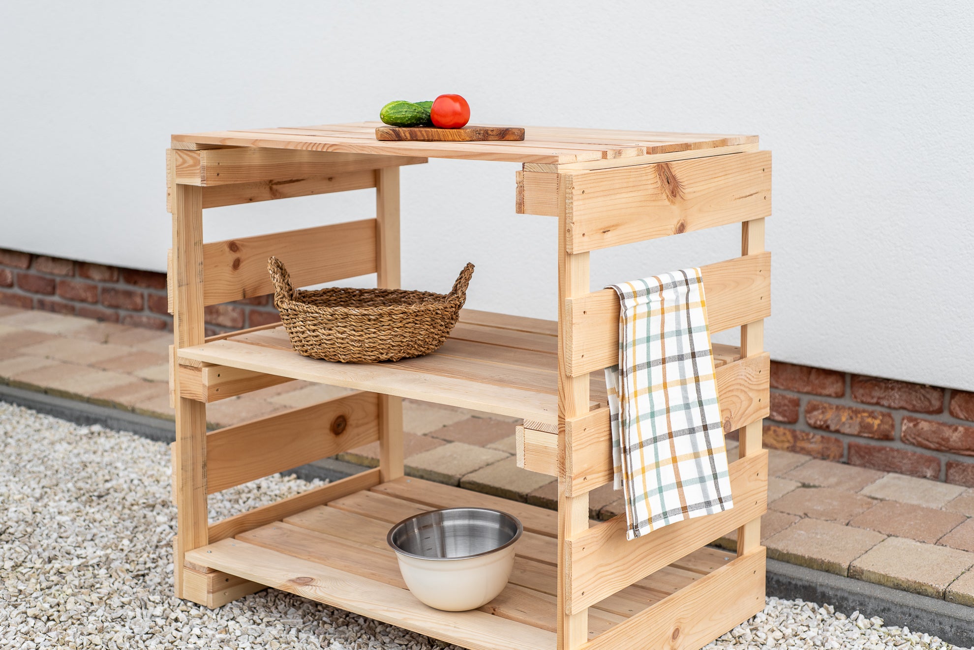 Barek ogrodowy z palet - DIY - Leroy Merlin