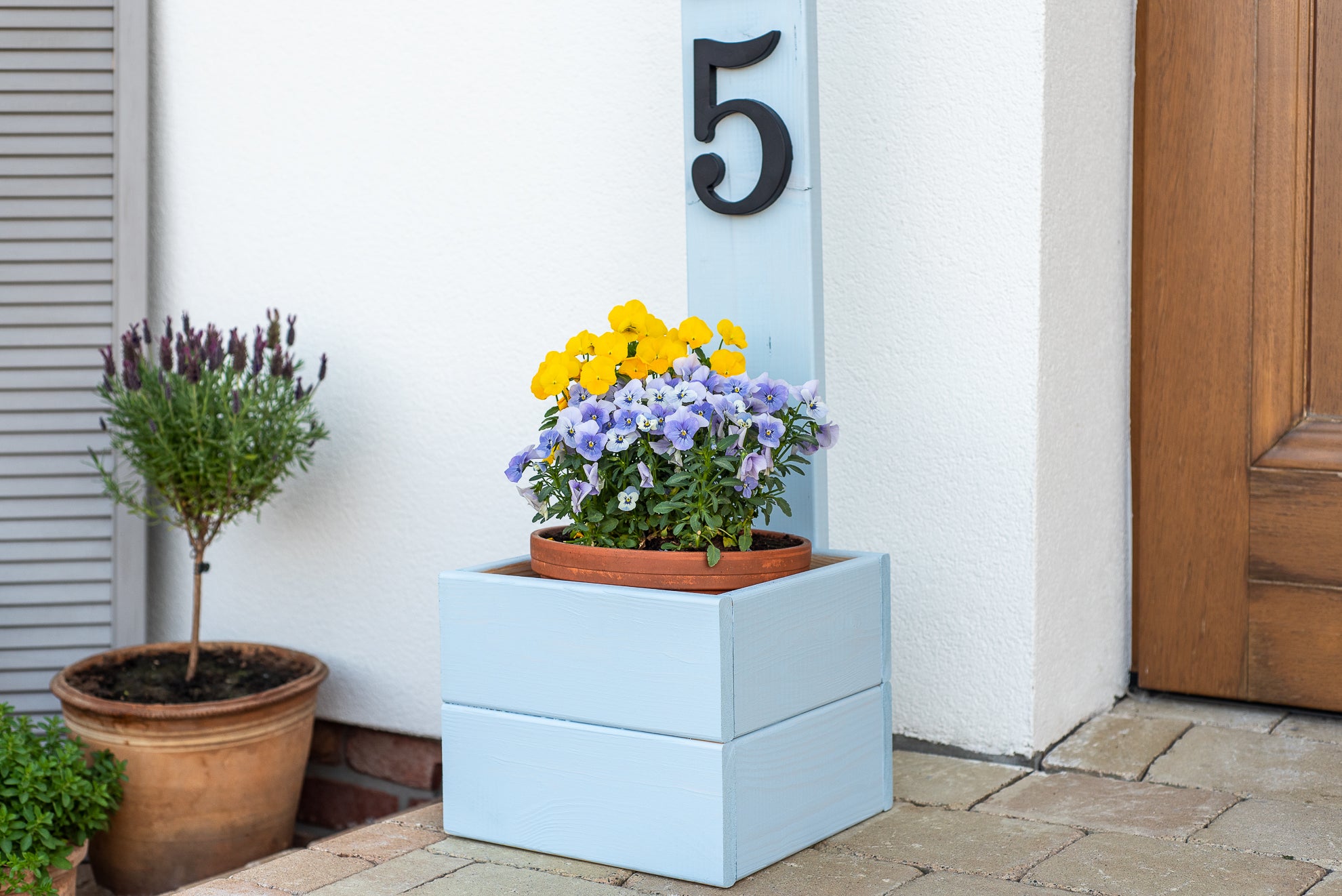 Kwietnik z numerem domu - DIY - Leroy Merlin