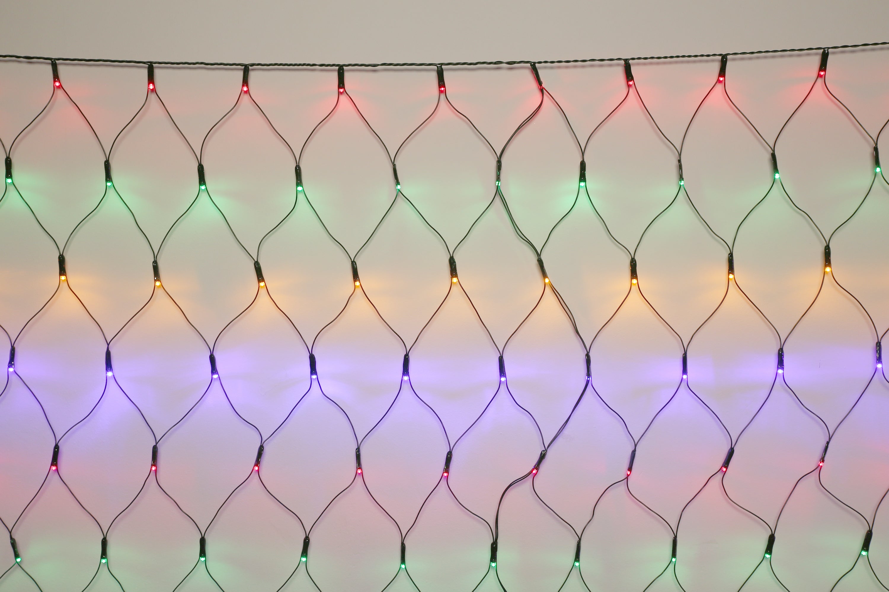 Red iluminada 400 LED 2x2 m multicolor | Leroy Merlin