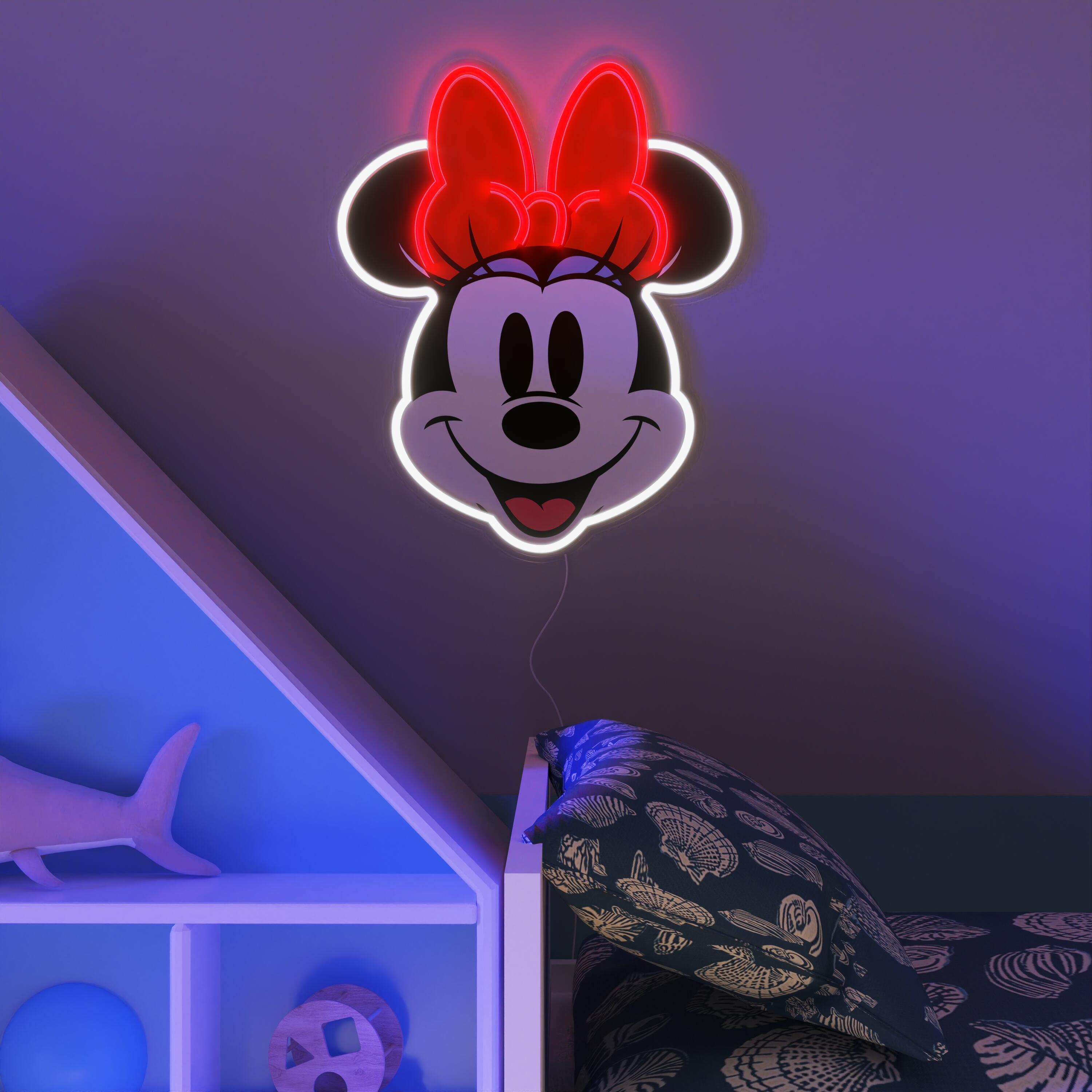 Applique néon LED Minnie, YELLOWPOP | Leroy Merlin