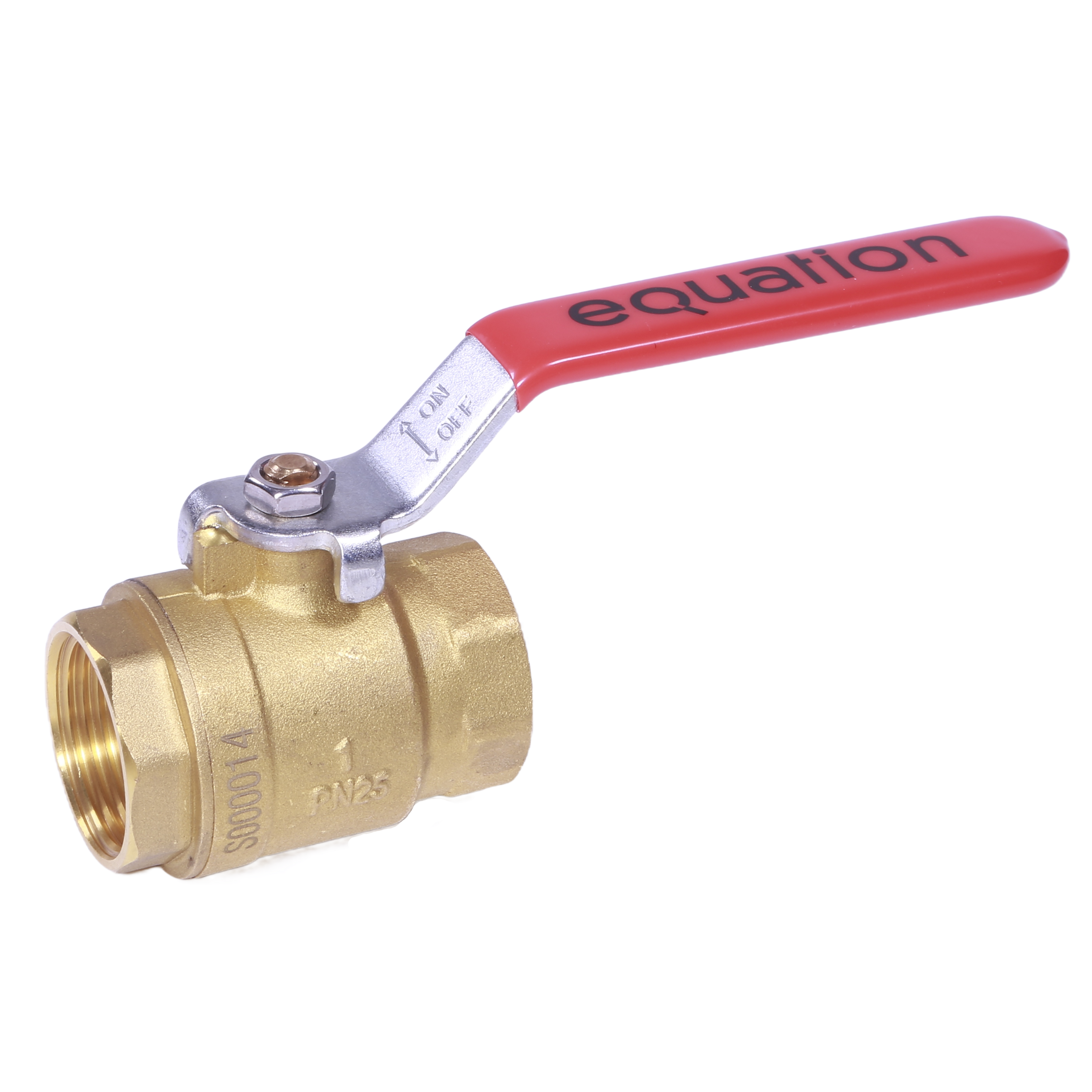 Vanne d'arrêt à visser 1/4 de tour, femelle / femelle 26 x 34 mm 26 x ...