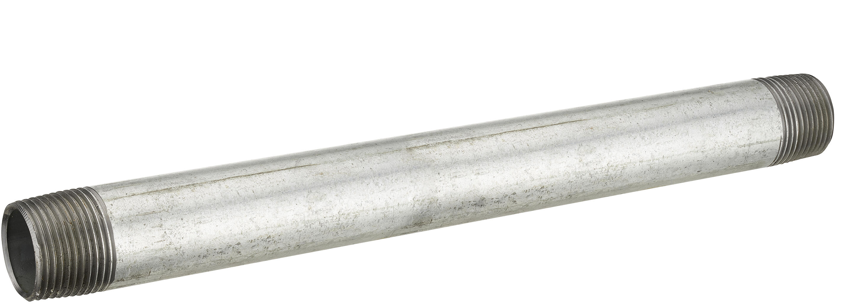 Tube acier galvanisé 20 x 27 (3/4") Long.30 cm | Bricoman