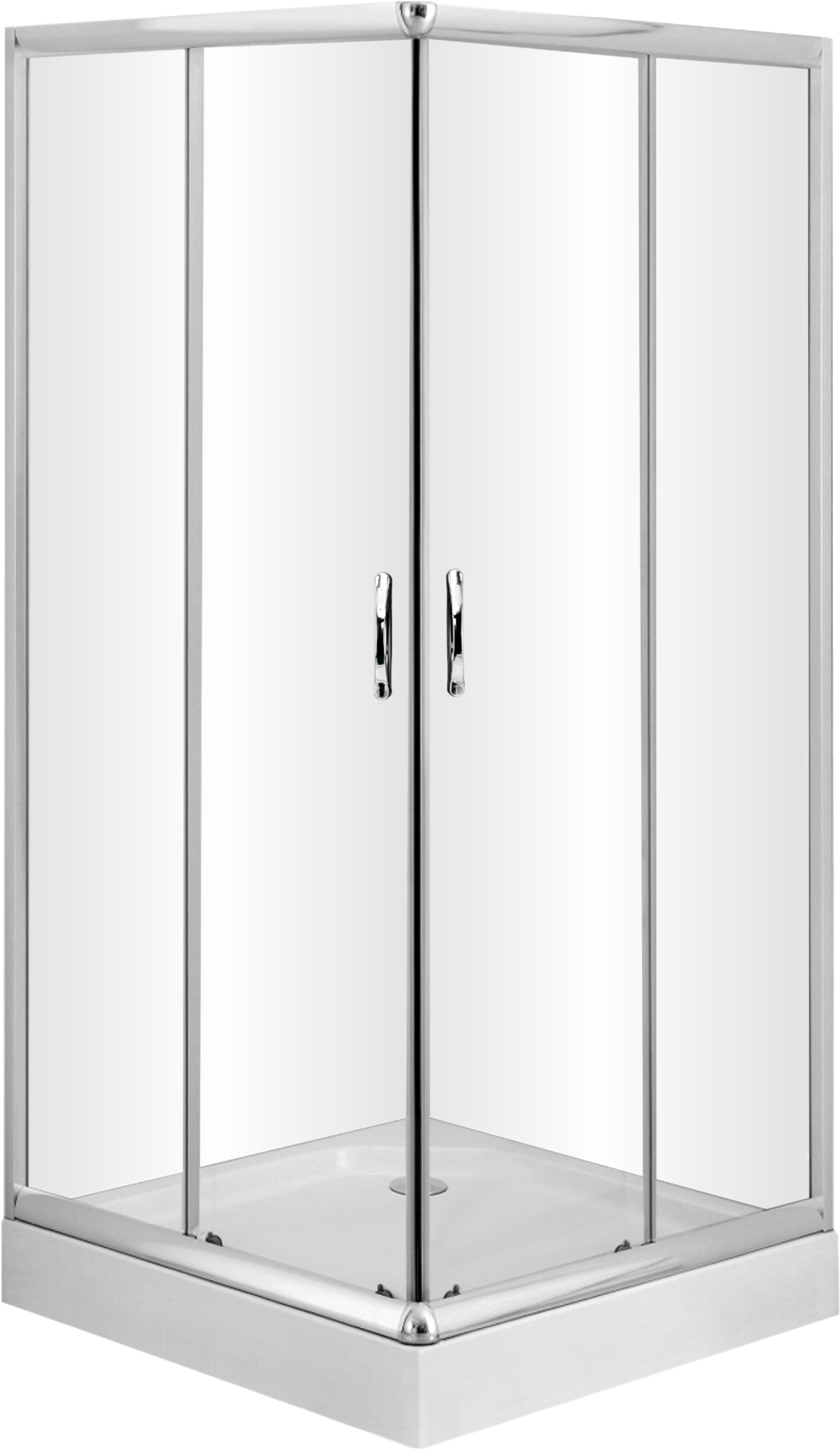 Kabina z brodzikiem Kama 90 x 90 x 199 cm Liveno - Leroy Merlin