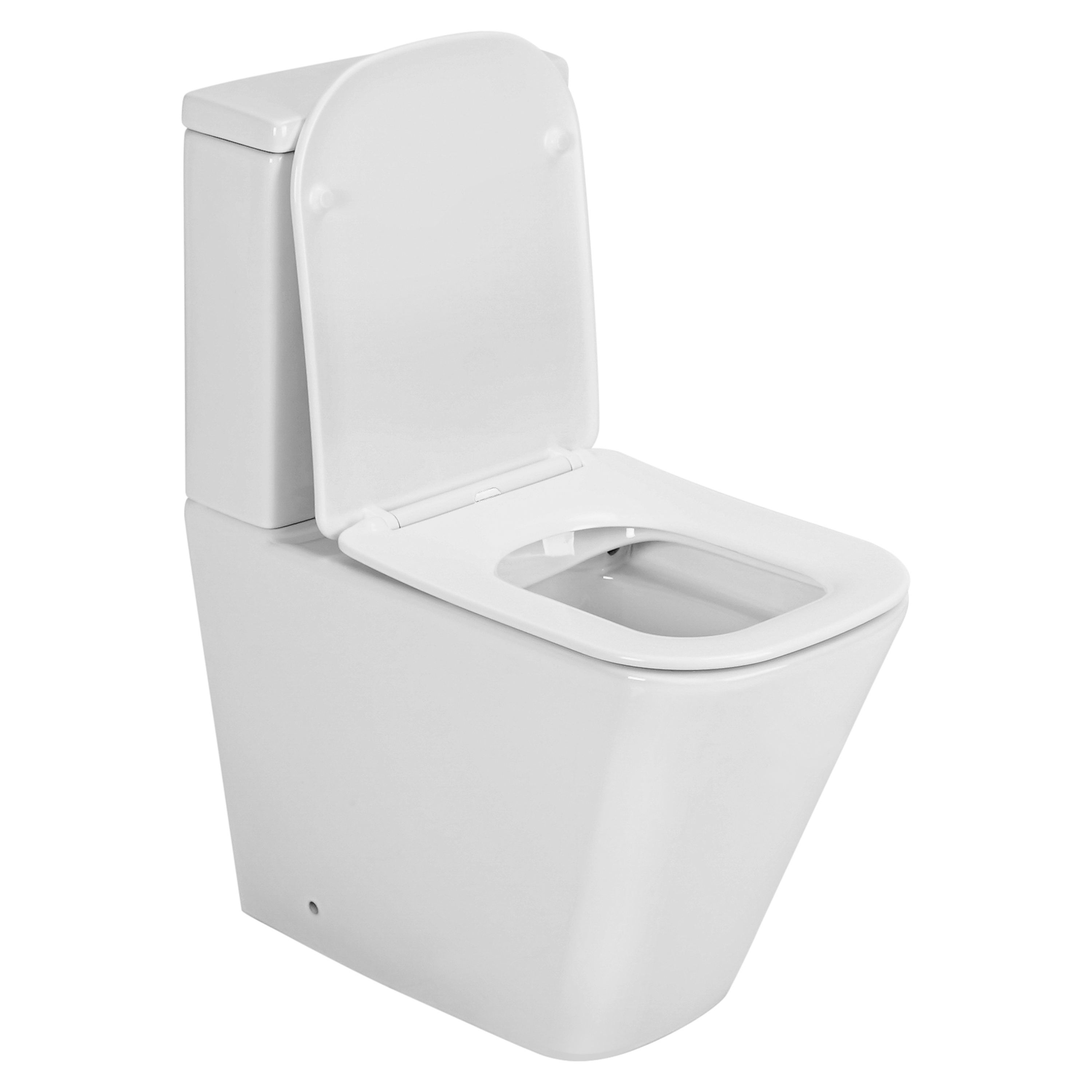 Pack WC SENSEA STUDIO con tapa amortiguada blanco | Leroy Merlin