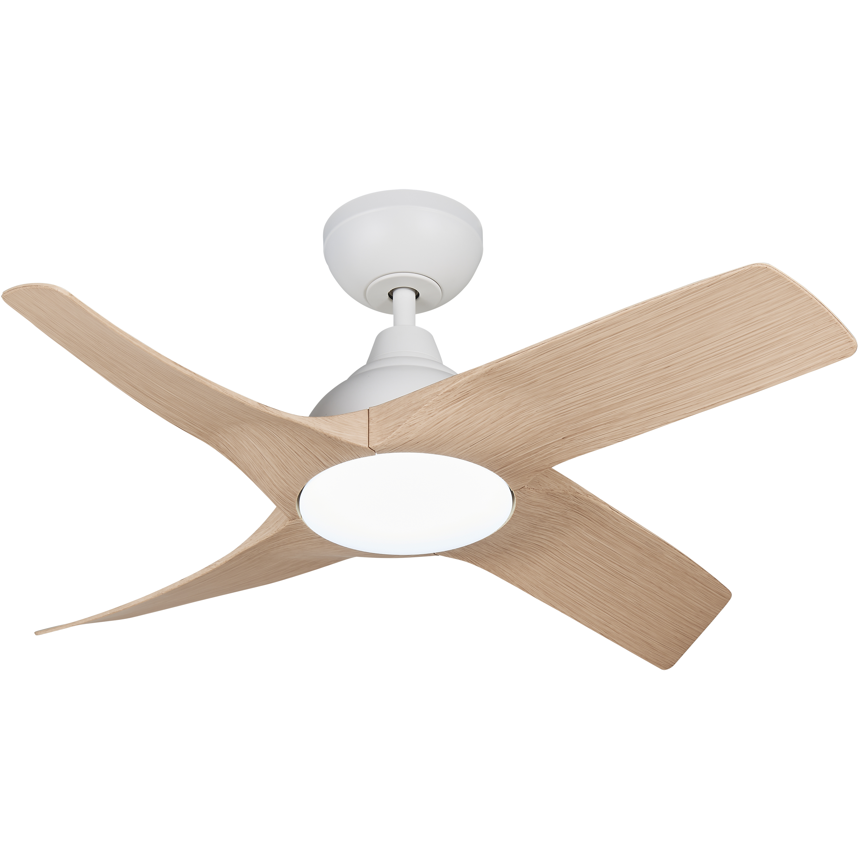 Ventilador de techo con luz motor DC INSPIRE Siroco Plus beige, blanco ...