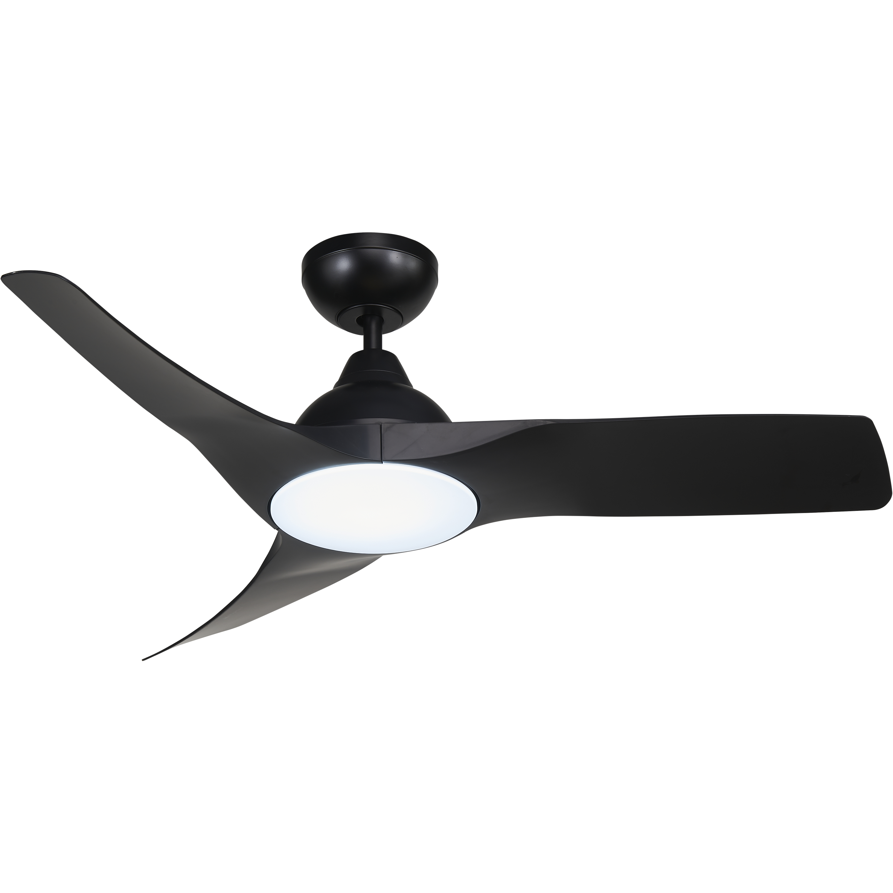 Ventilateur de plafond LED, Aruba +, 112 cm, INSPIRE, noir | Leroy Merlin