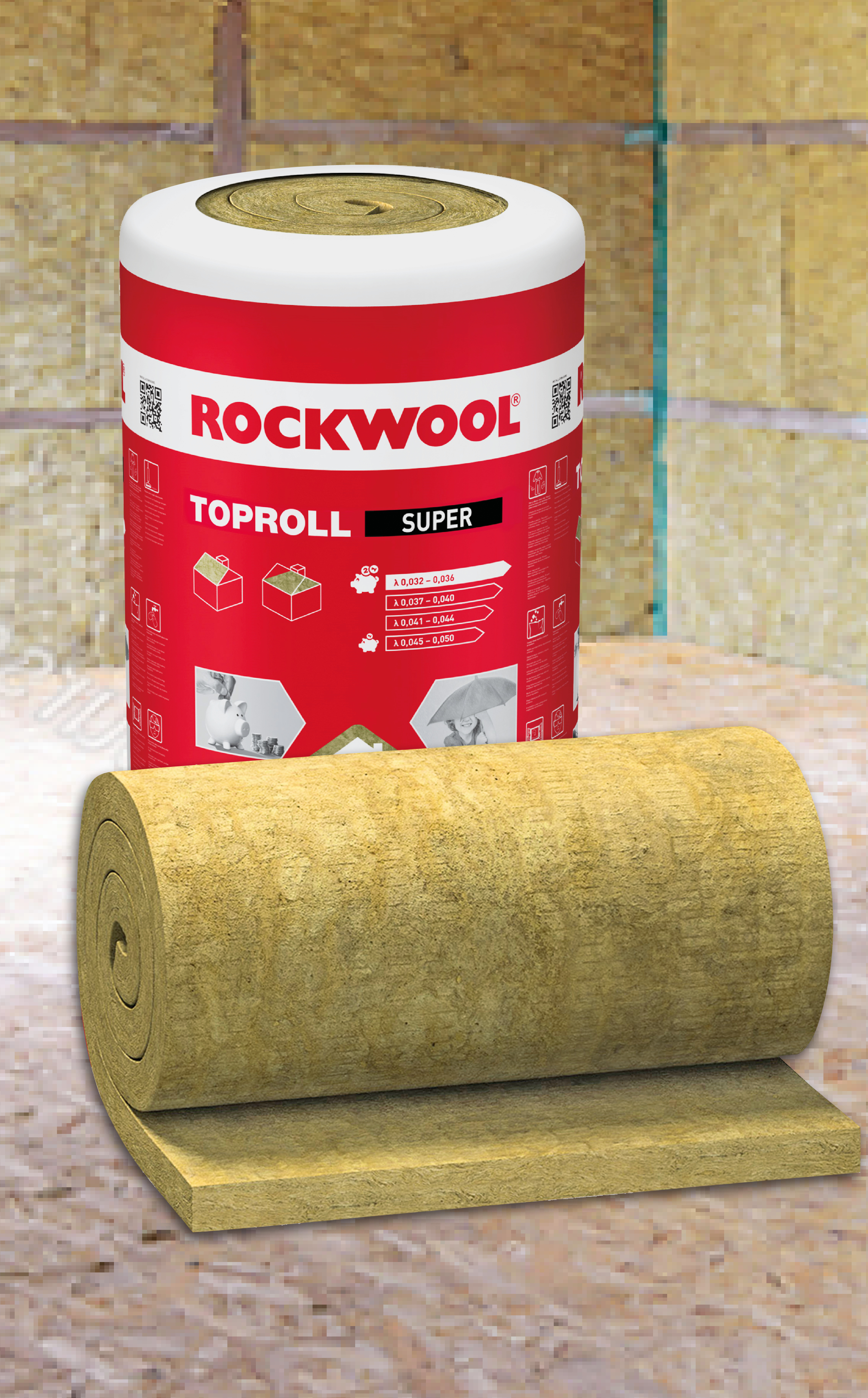 Wełna skalna Toproll Super 150 mm Rockwool - Leroy Merlin