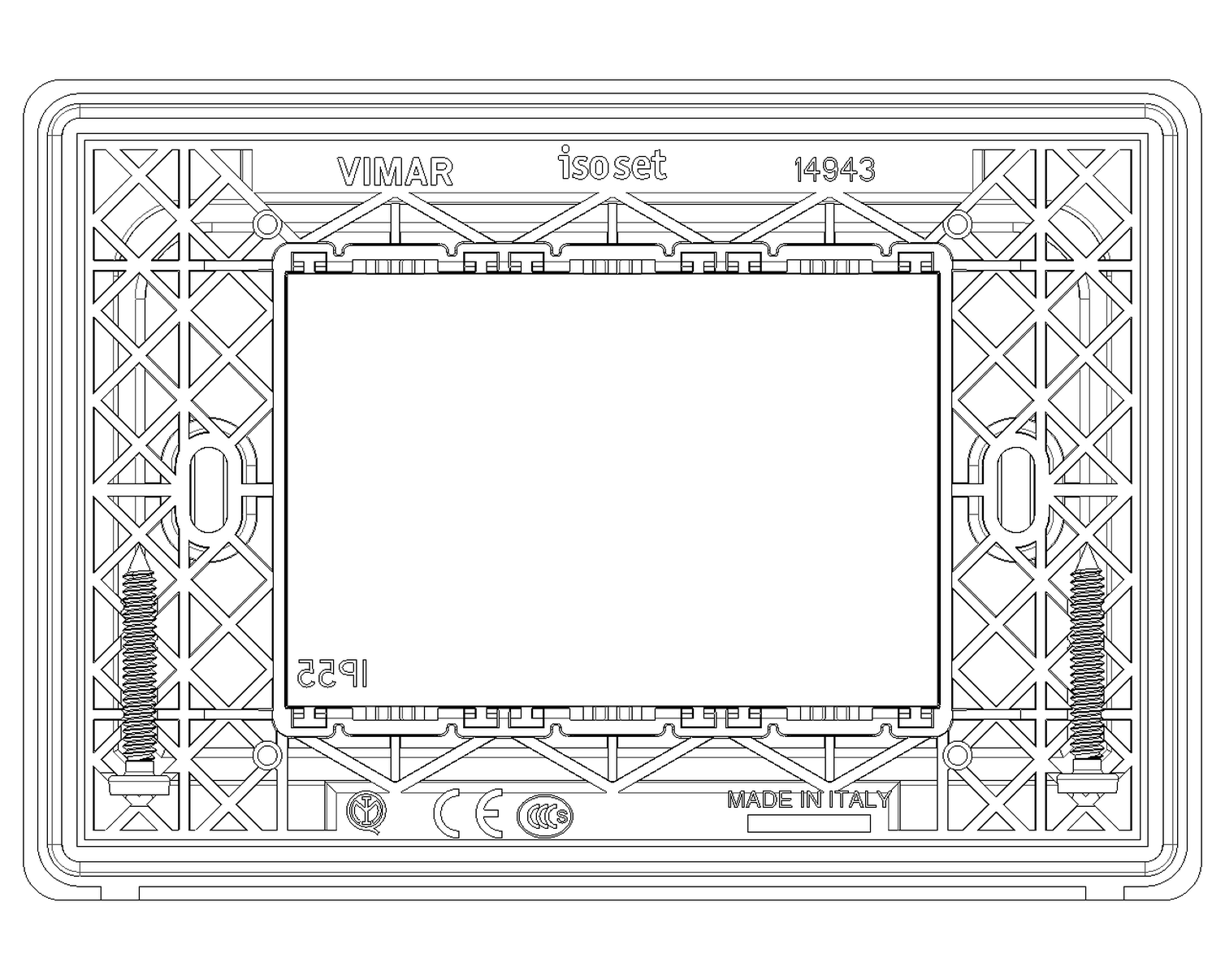 Calotta protettiva per presa Plana VIMAR bianco 3 moduli | Leroy Merlin