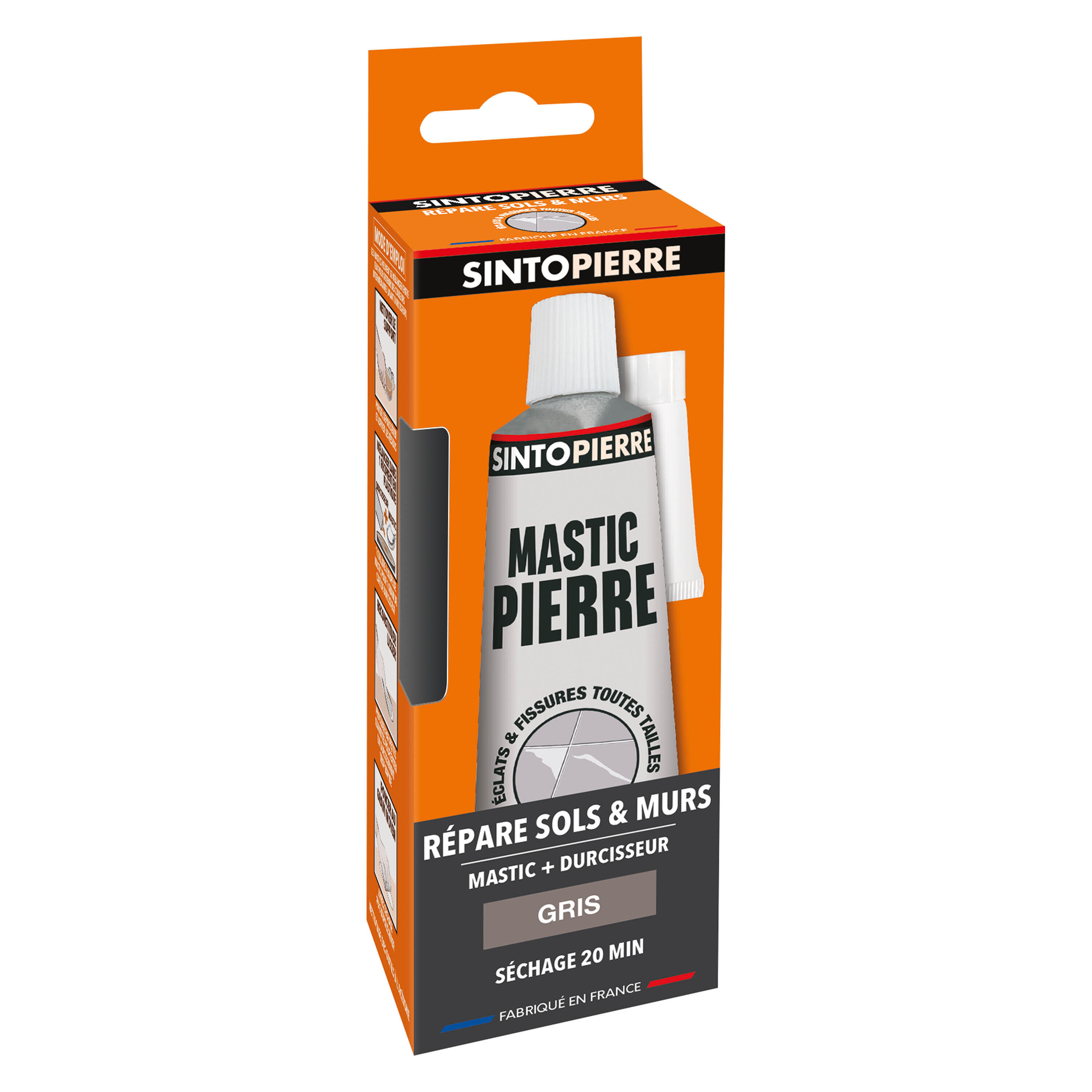 Mastic Sintopierre, mastic et durcisseur SINTO gris 100 g | Leroy Merlin