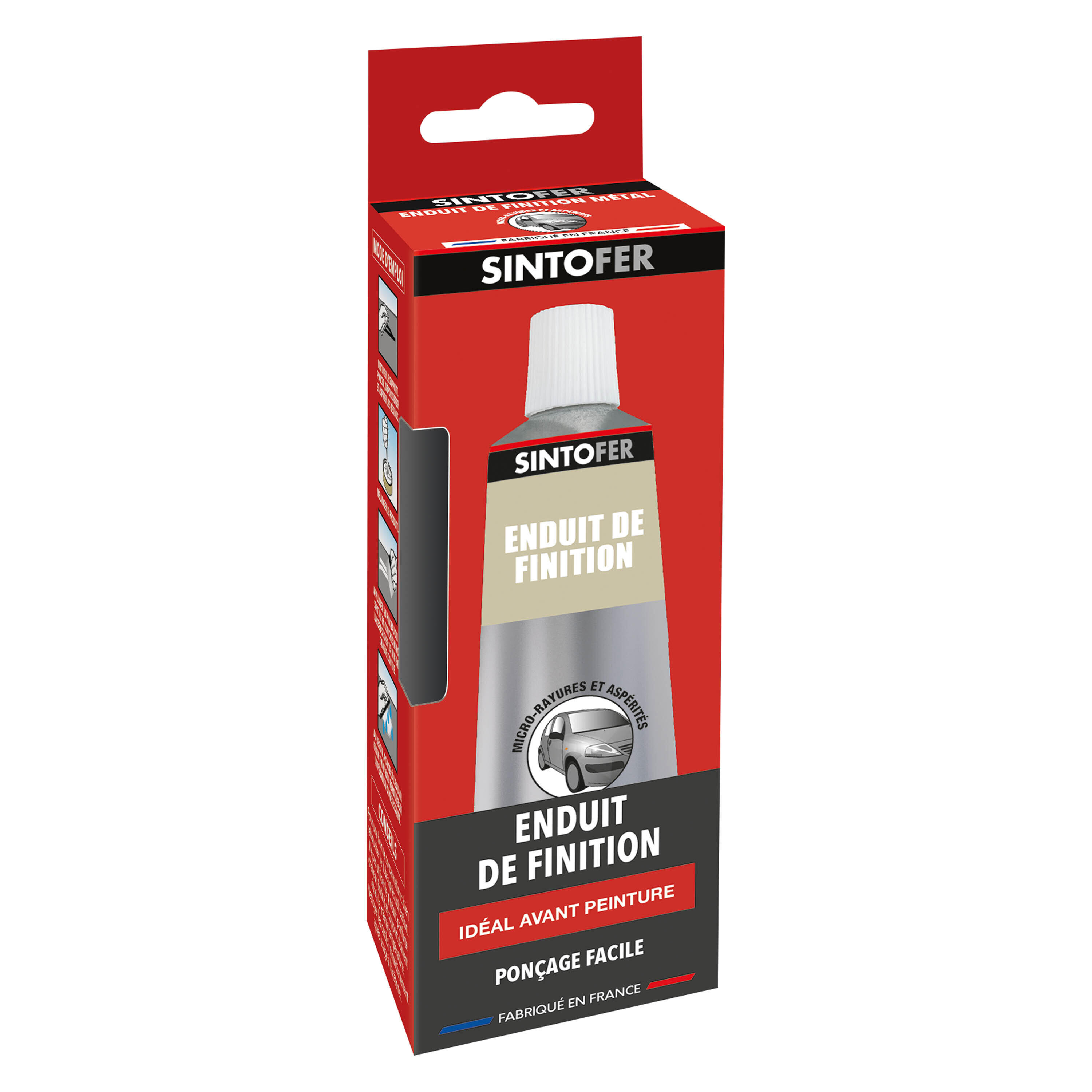 Enduit de lissage en pâte Sintofer SINTO gris 85 g | Leroy Merlin