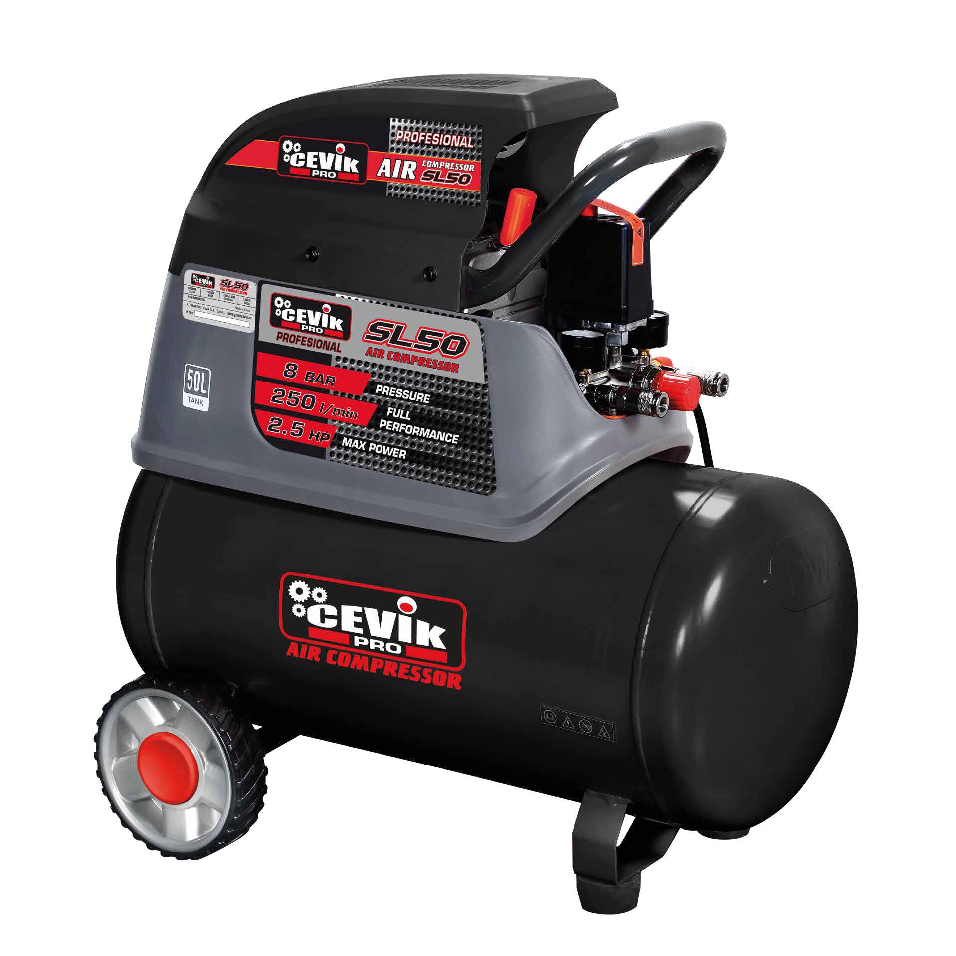 Compresor CEVIK PRO Ca-Sl50 50l de depósito | Leroy Merlin