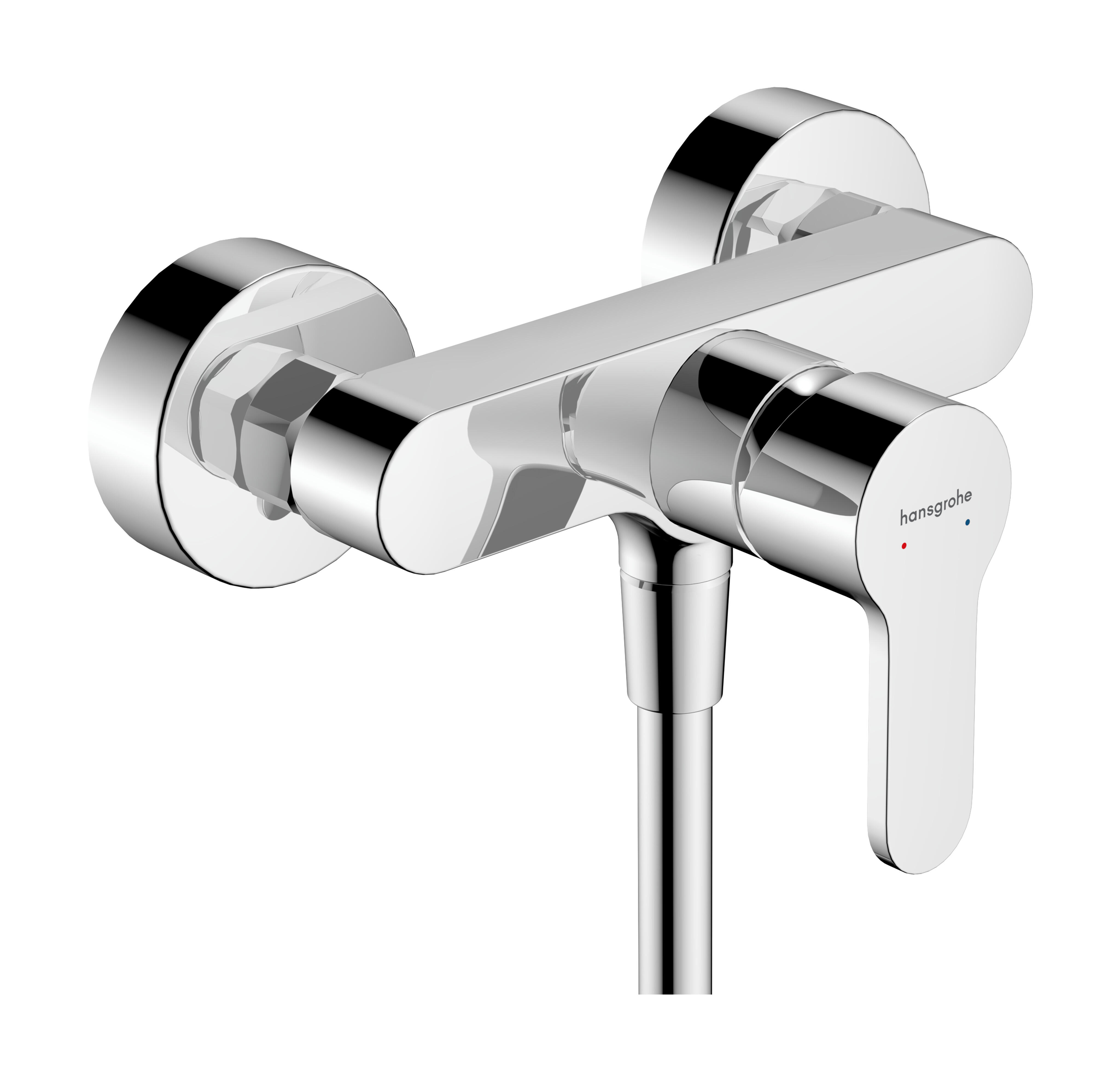 Mitigeur de douche mécanique chrome, Stamis Eco, HANSGROHE | Leroy Merlin