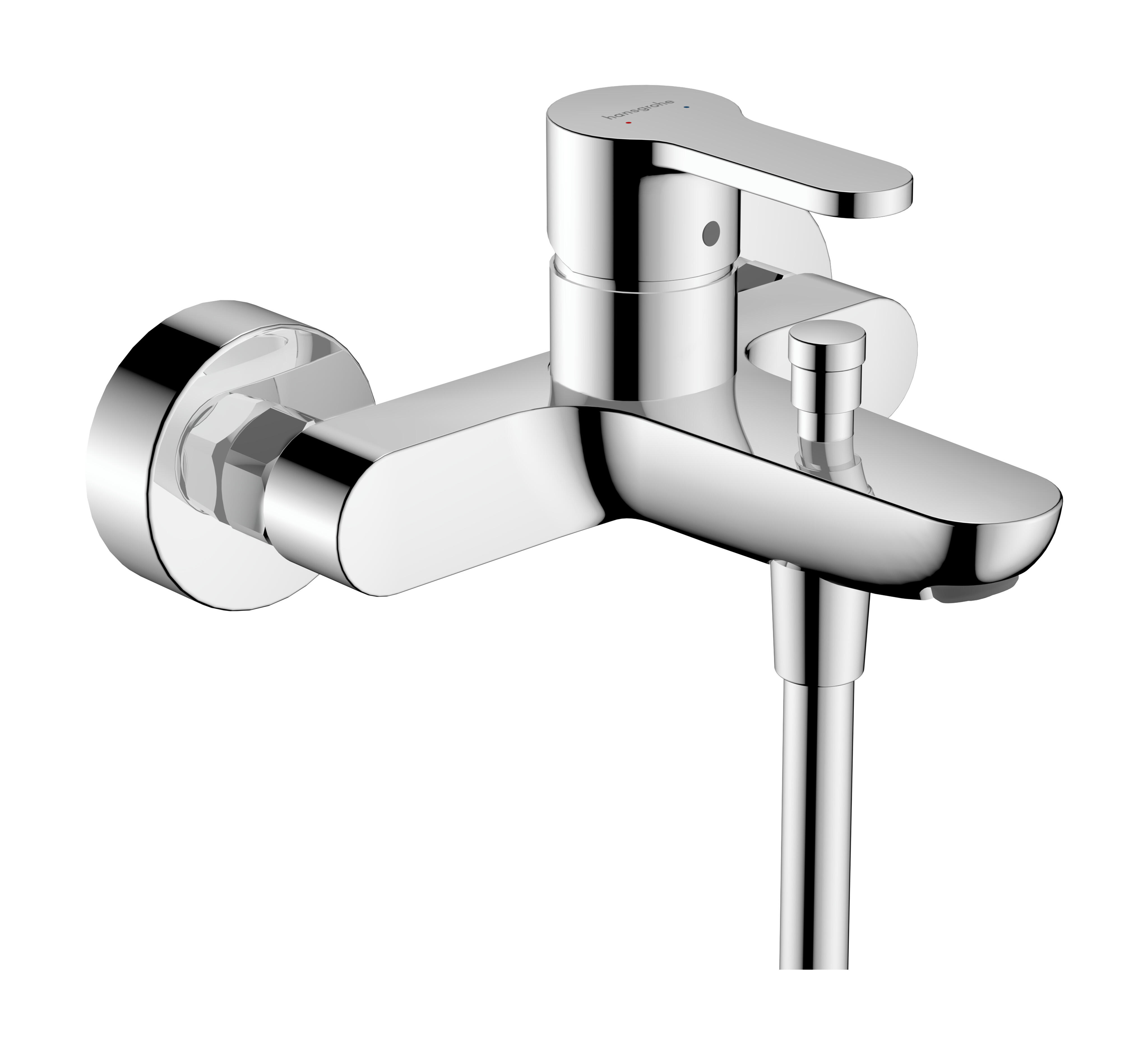 Mitigeur de bain mécanique chrome, Stamis, HANSGROHE | Leroy Merlin