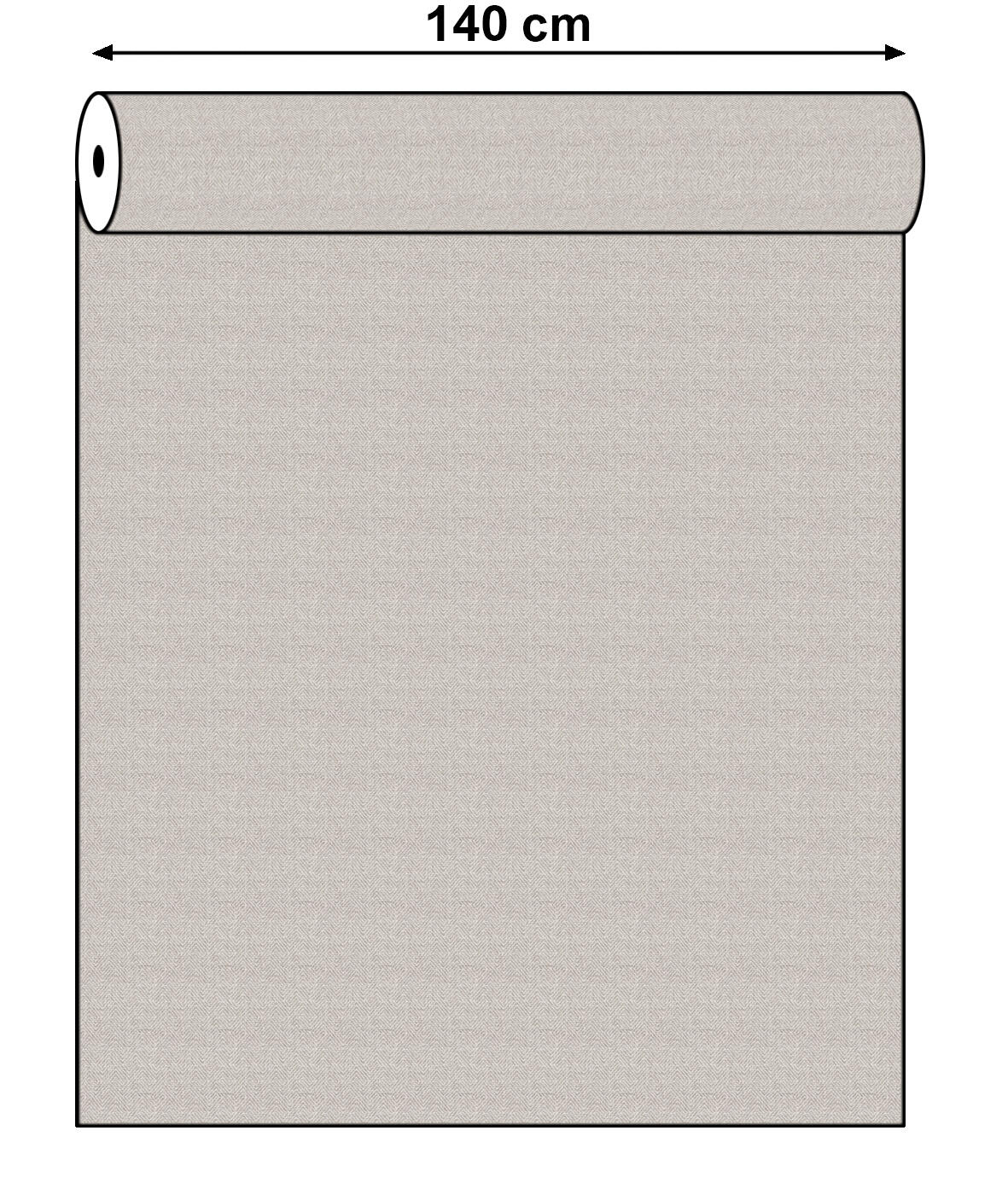 Tela al corte tapicería lino Musa beige ancho 140 cm | Leroy Merlin