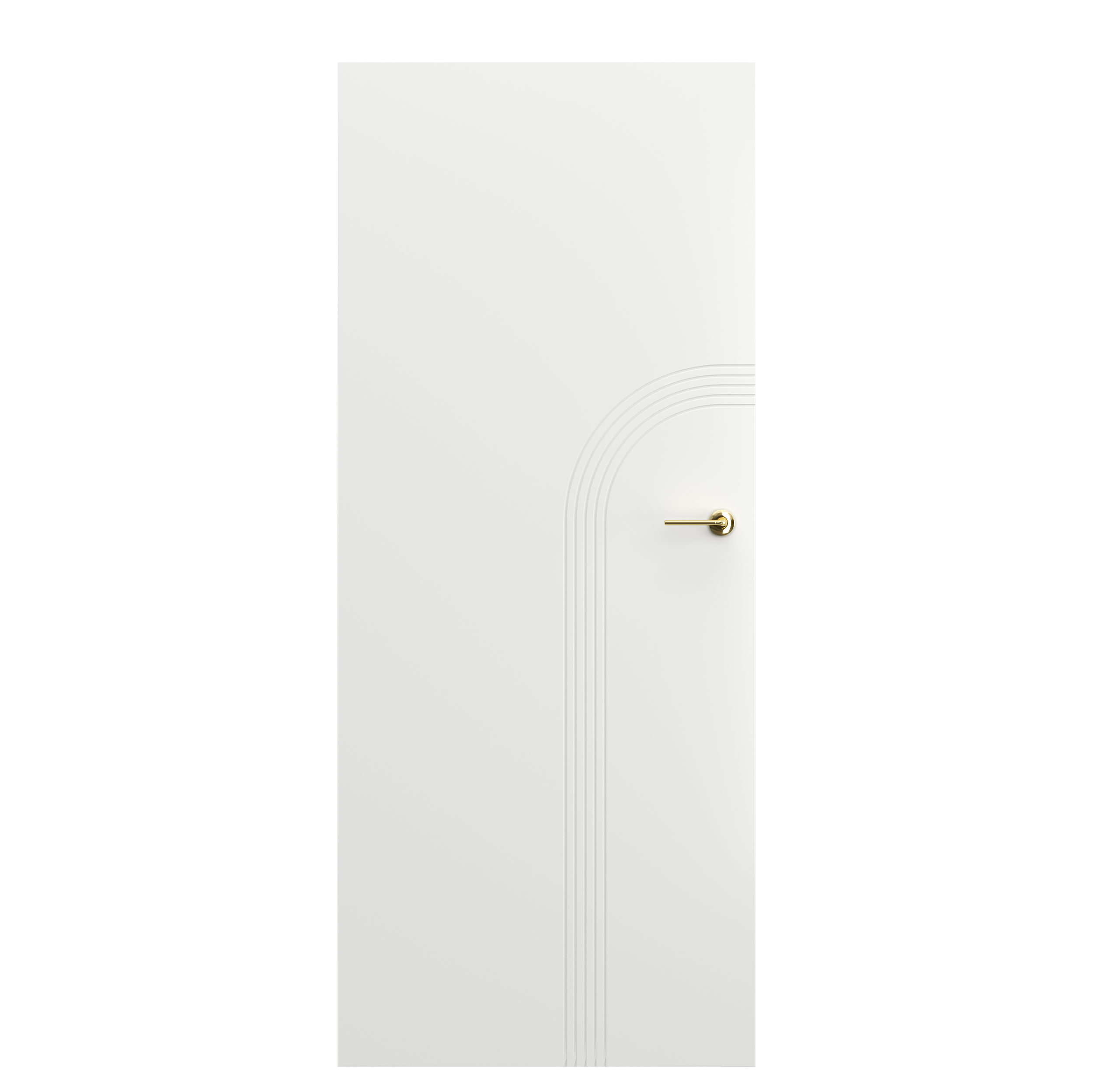 Drzwi wewnętrzne pełne Trim E białe 80 lewe - Leroy Merlin