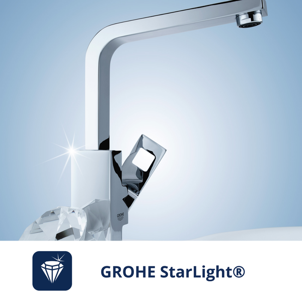 Grifo de cocina monomando caño alto GROHE Start Clova | Leroy Merlin