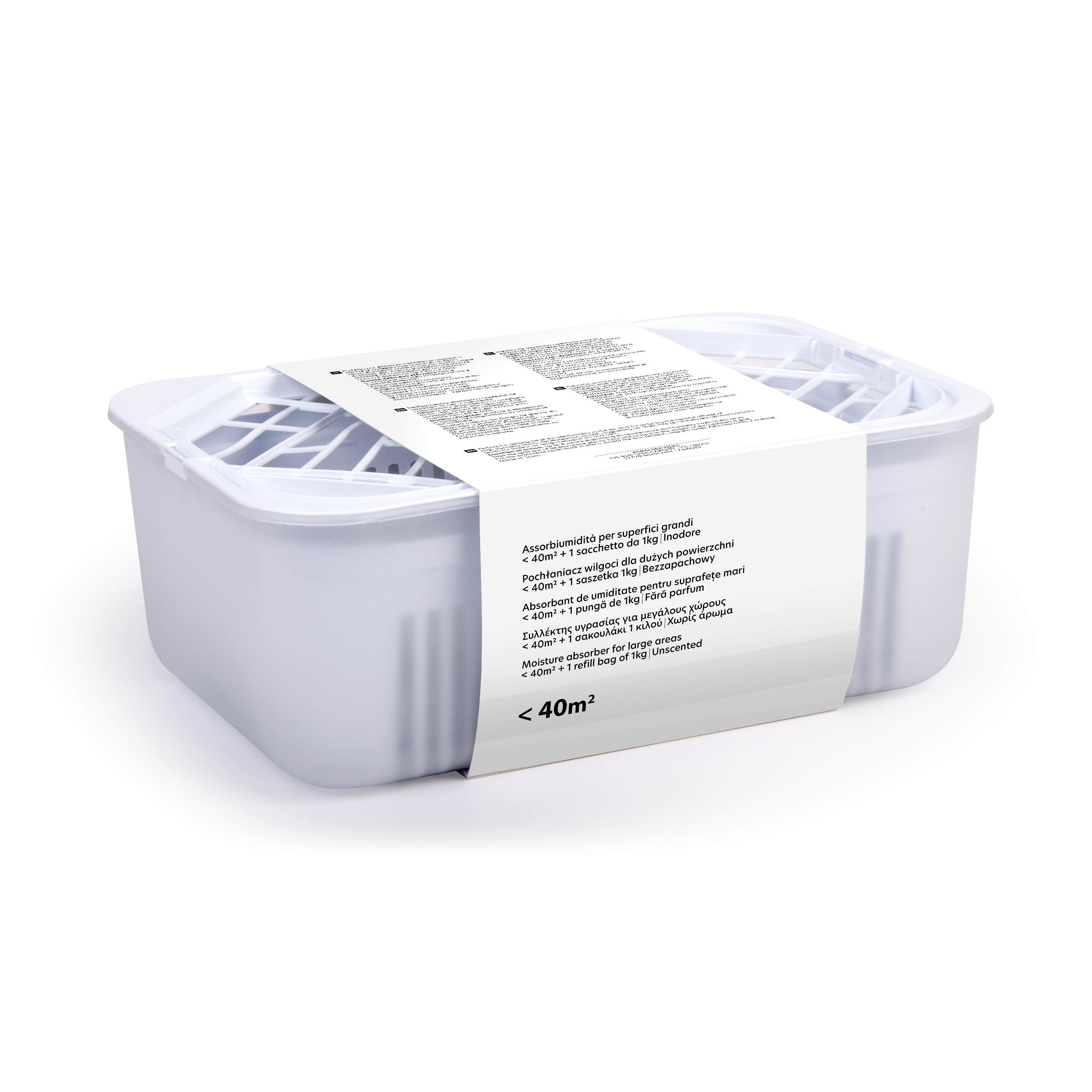 Kit assorbiumidità + 1kg sali, 40m2, inodore neutro | Leroy Merlin