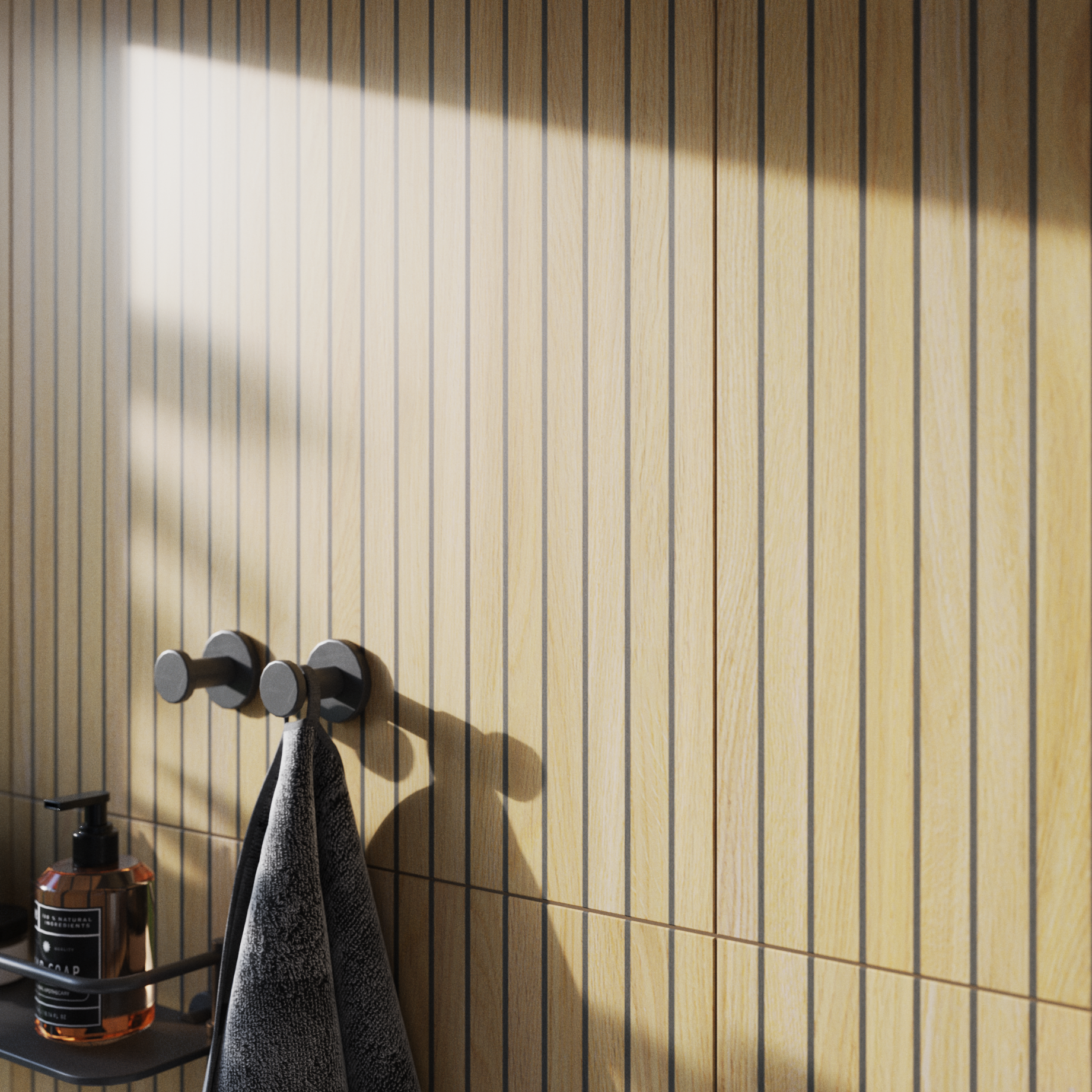 Carrelage mur intérieur effet strié bois beige Ipala l.59.6 x L.119.4 ...