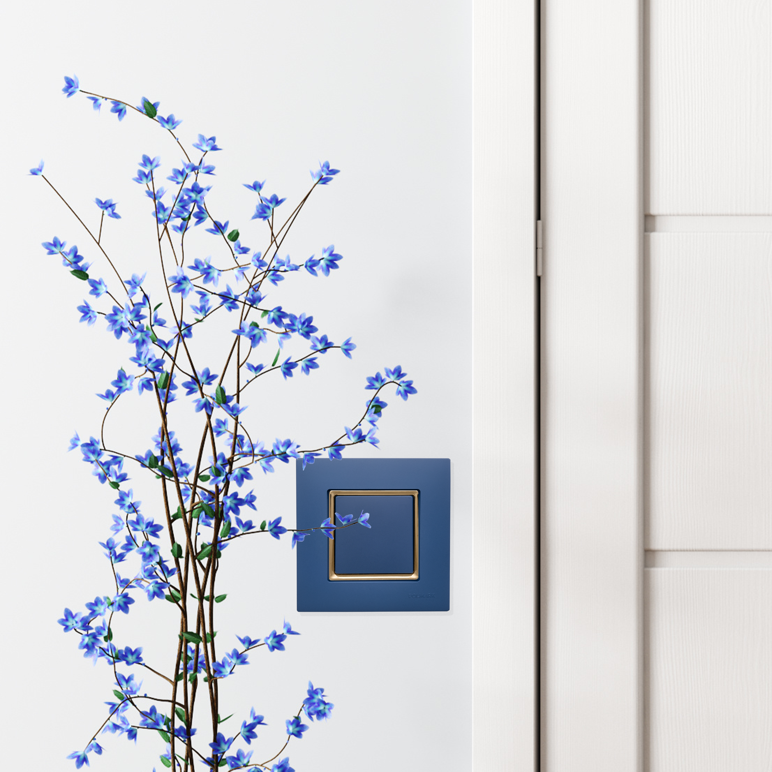 Ramka pojedyncza OZDOBNA ZŁOTA do włącznika ROSA POLMARK - Leroy Merlin