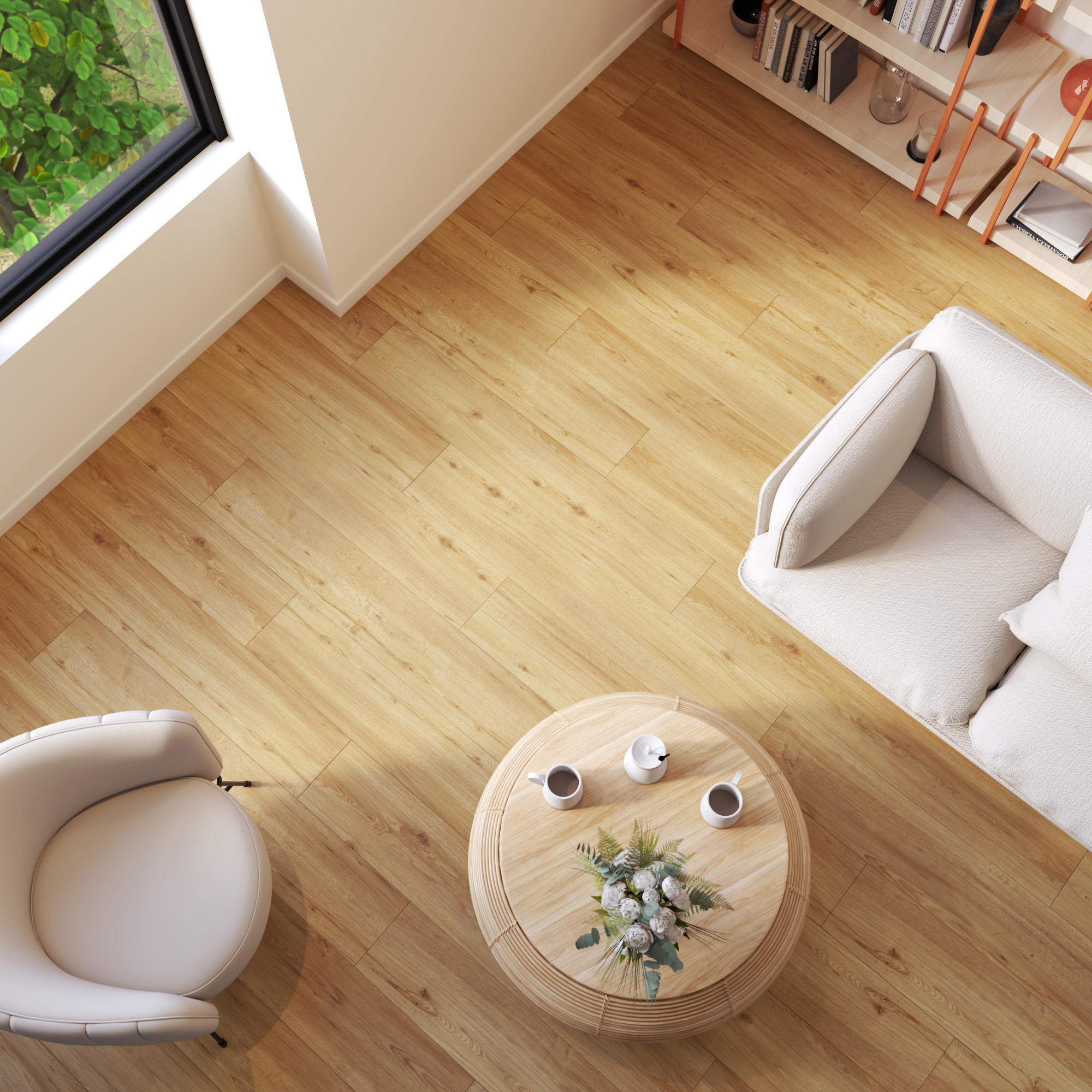 Lame PVC clipsable forte ARTENS Cornella bois naturel | Leroy Merlin
