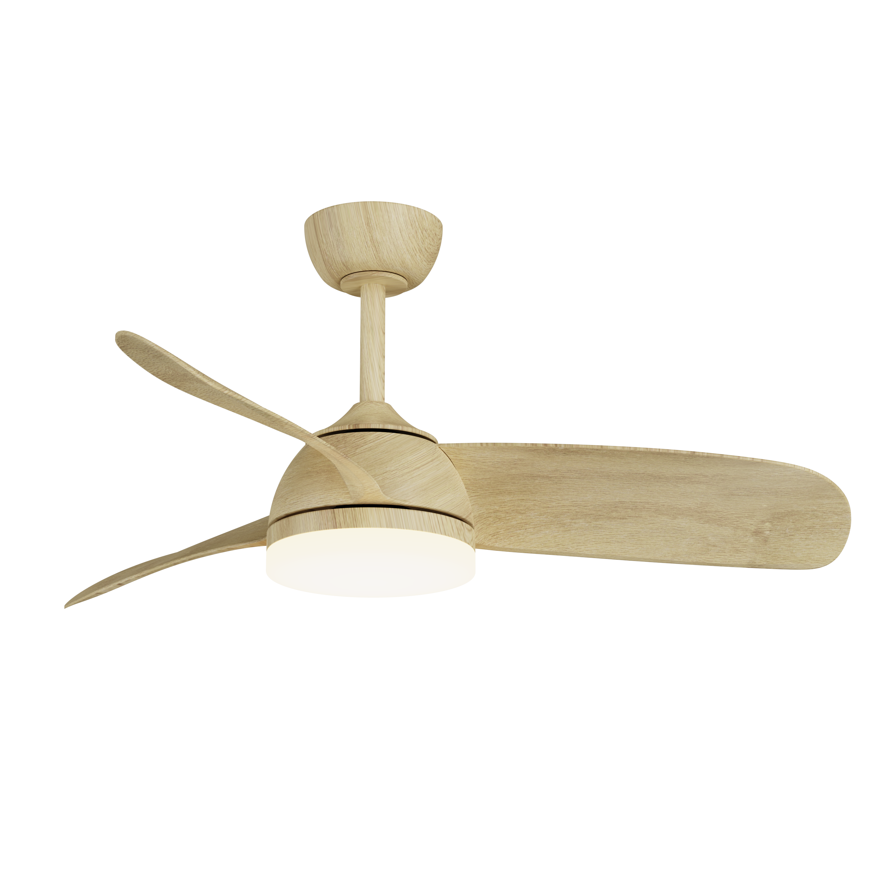 Ventilador de techo con luz motor DC INSPIRE Beach beige | Leroy Merlin