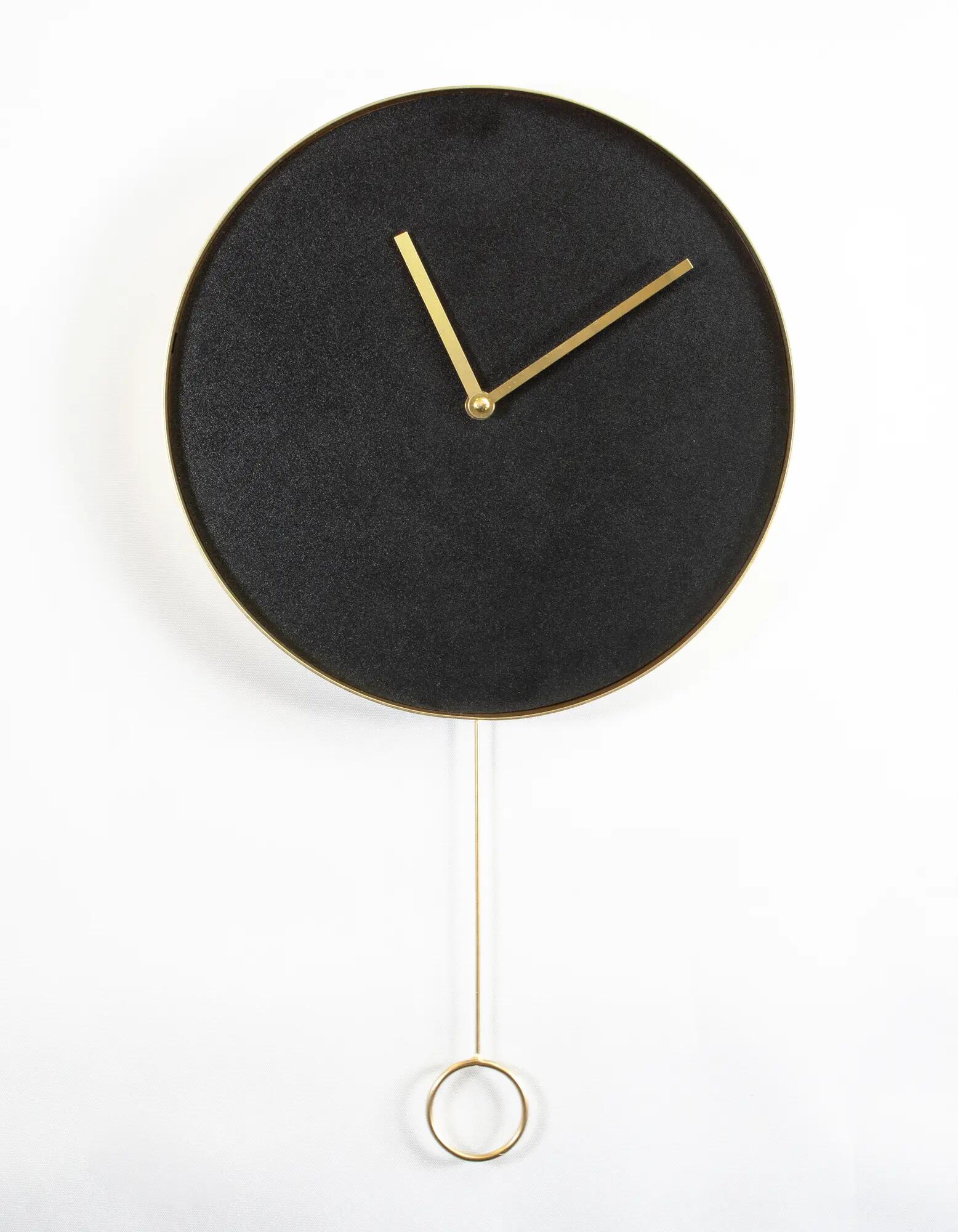 Horloge à fixation murale Logio ARIANE noir Diam.30 cm | Leroy Merlin