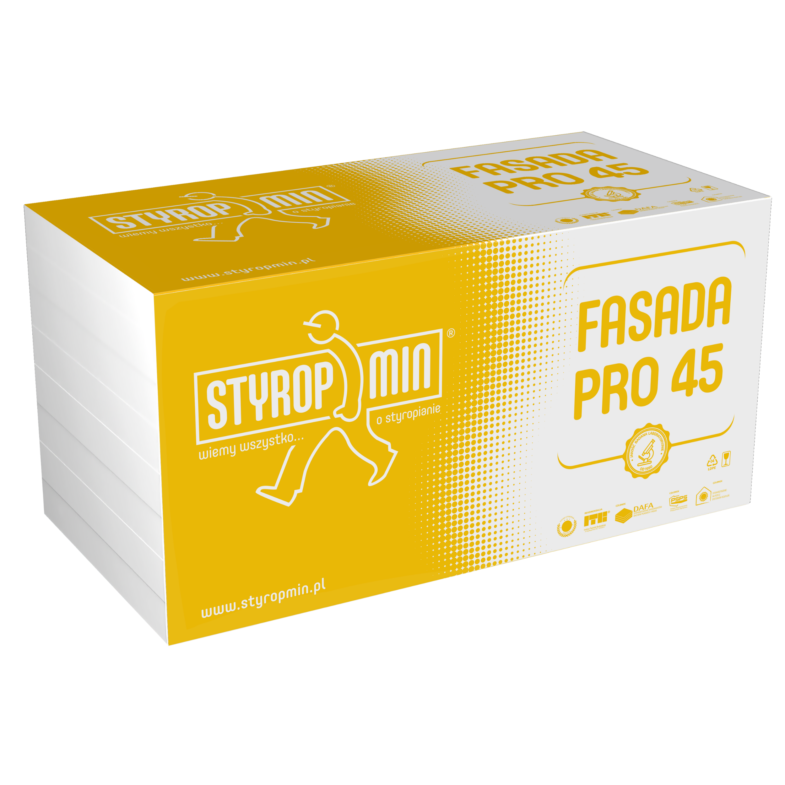 Styropian Fasada EPS 045 100 mm 3 m2 Styropmin - Leroy Merlin